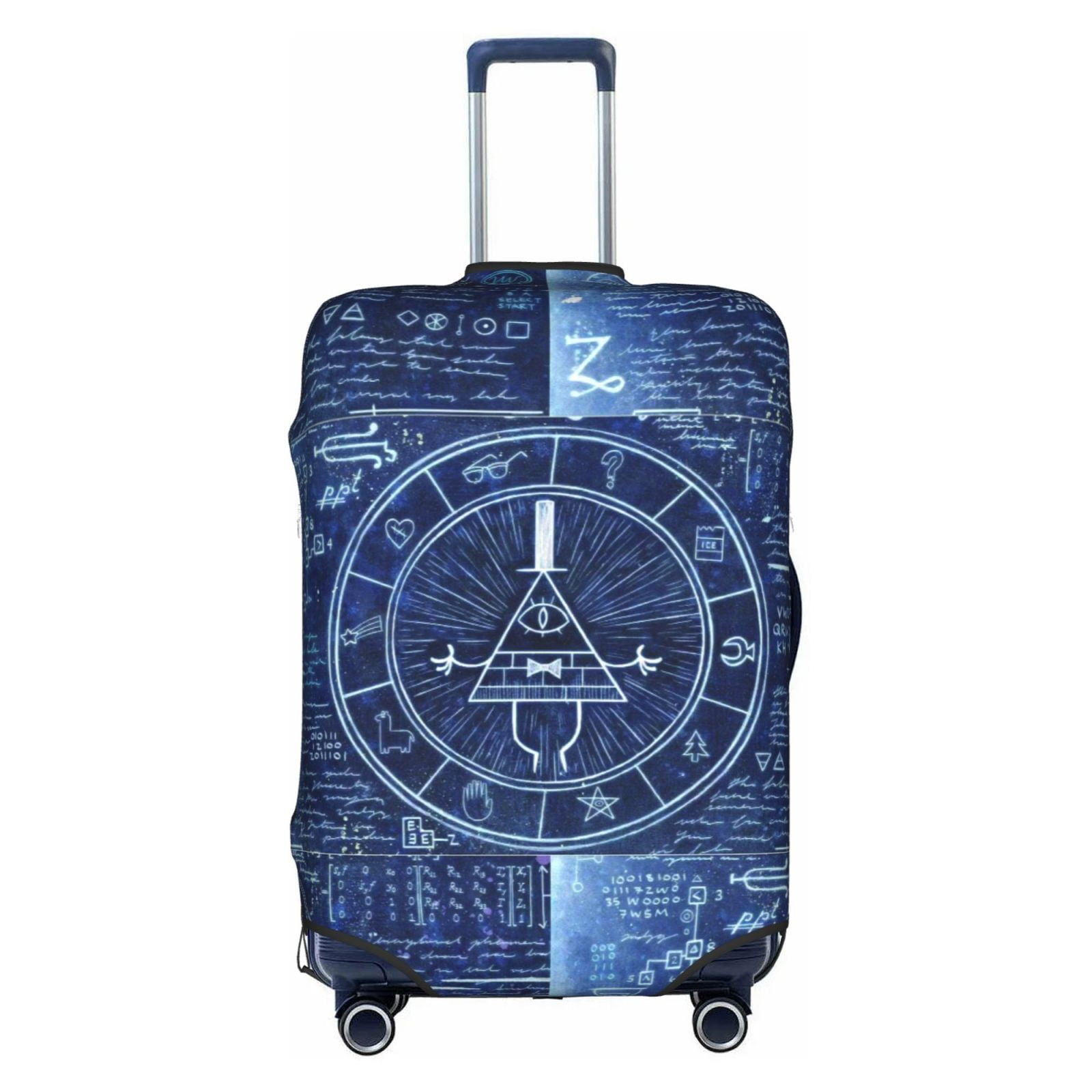Gravity Falls Bill Cipher Travel Luggage Cover, Colorful Suitcase ...