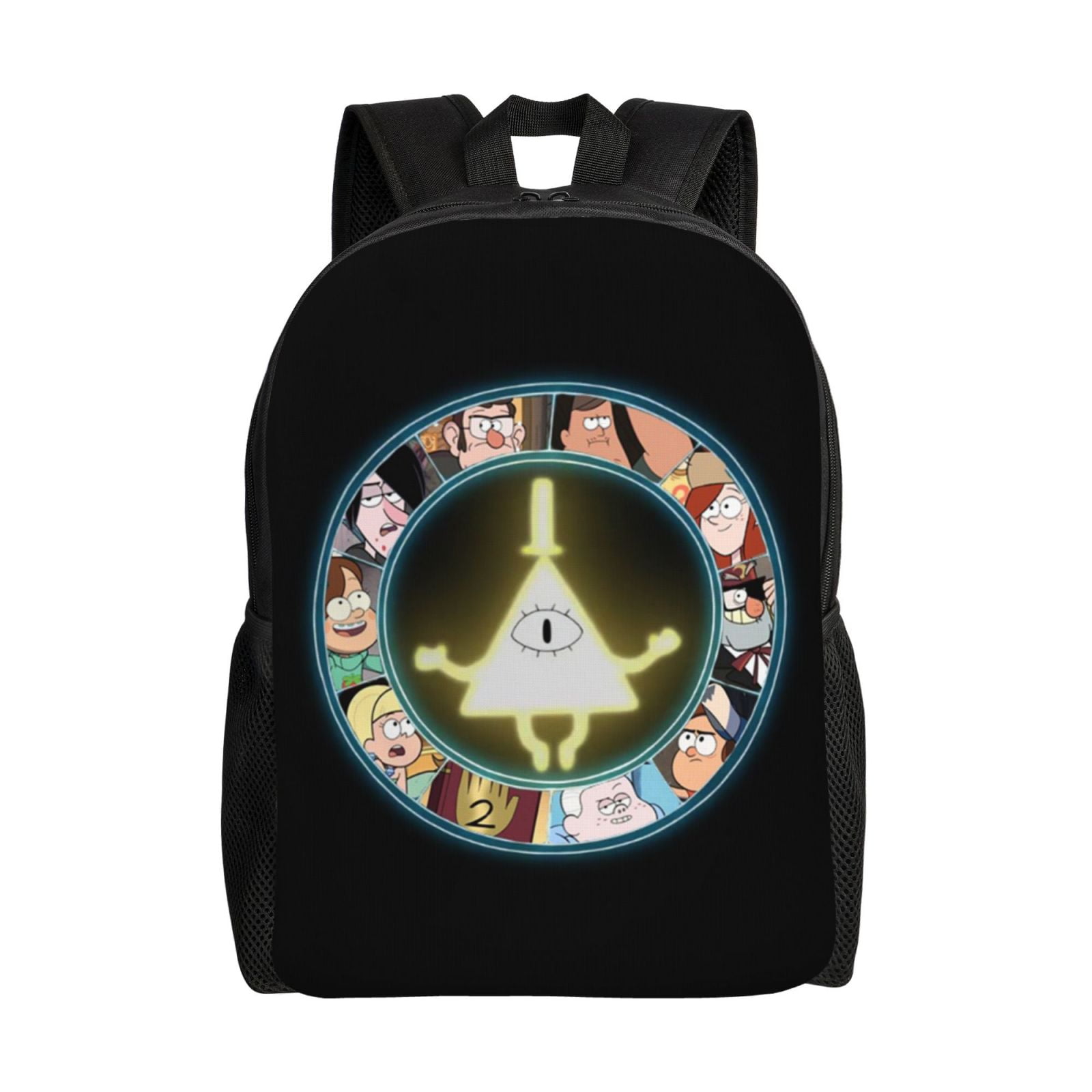 Gravity Falls Bill Cipher Unisex Backpack Laptop Daypack Adjustable ...