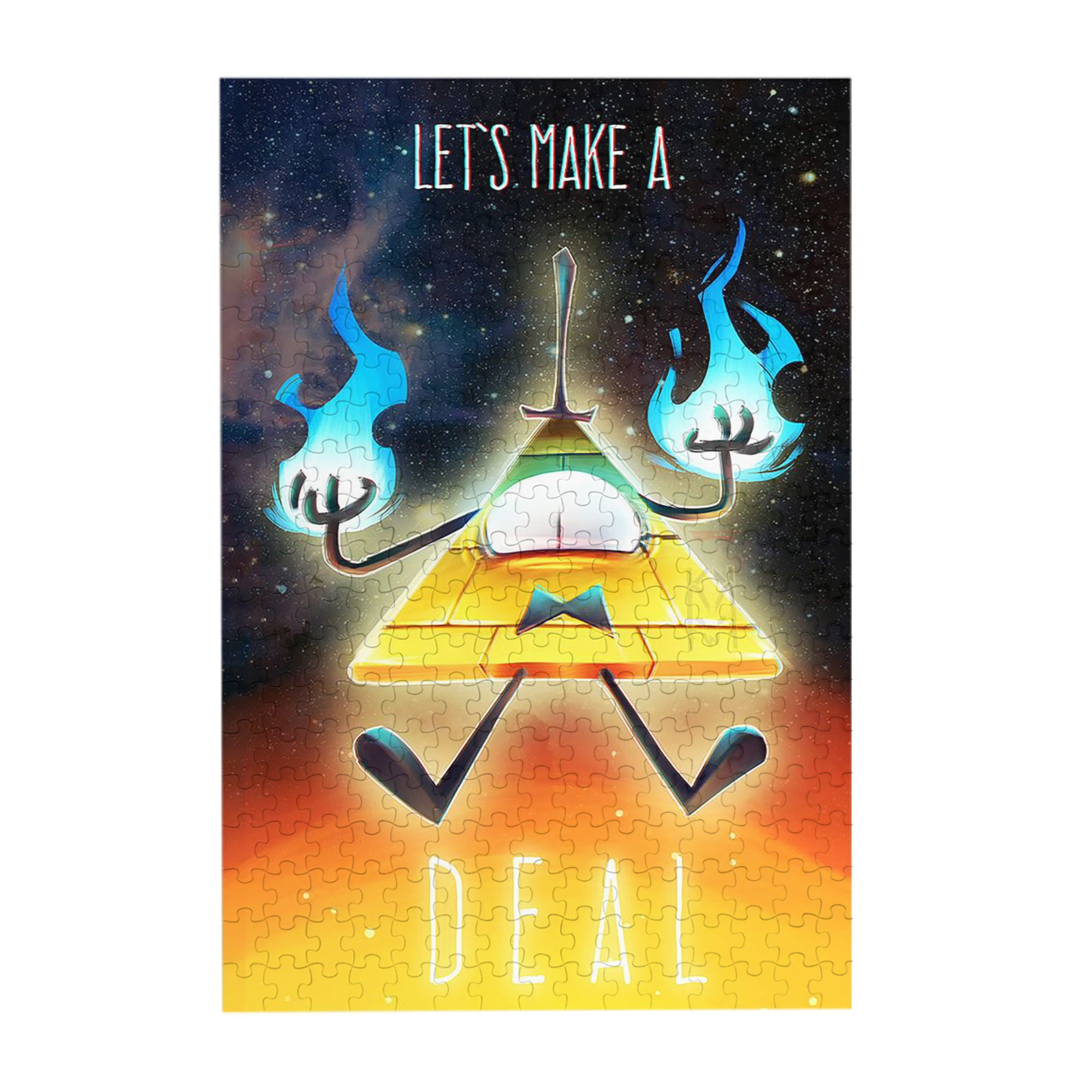 Gravity Falls Bill Cipher Wooden Jigsaw Puzzle For Adults 300 Piece ...
