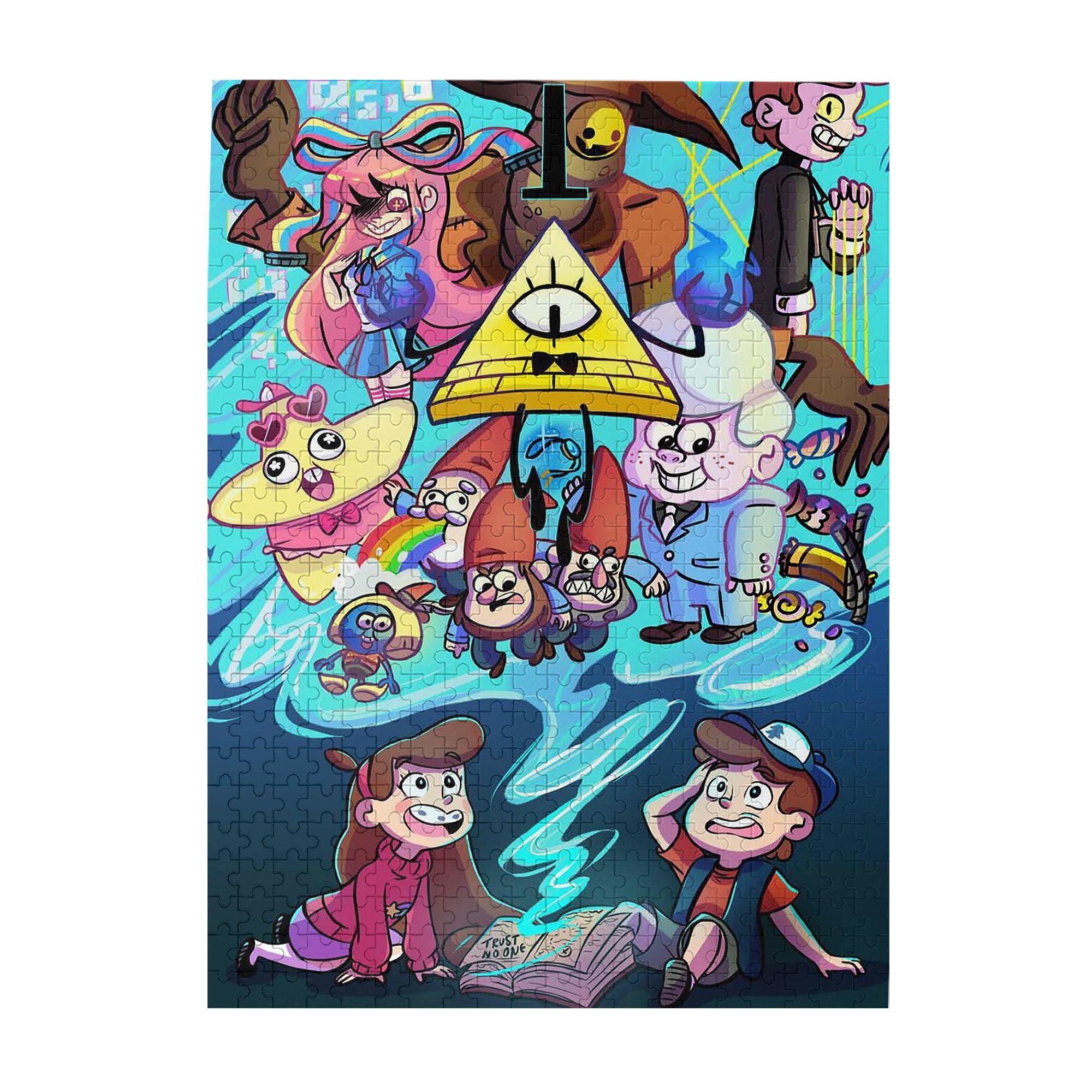 Gravity Falls Bill Wooden Jigsaw Puzzle for Adults 500 Piece Puzzle ...