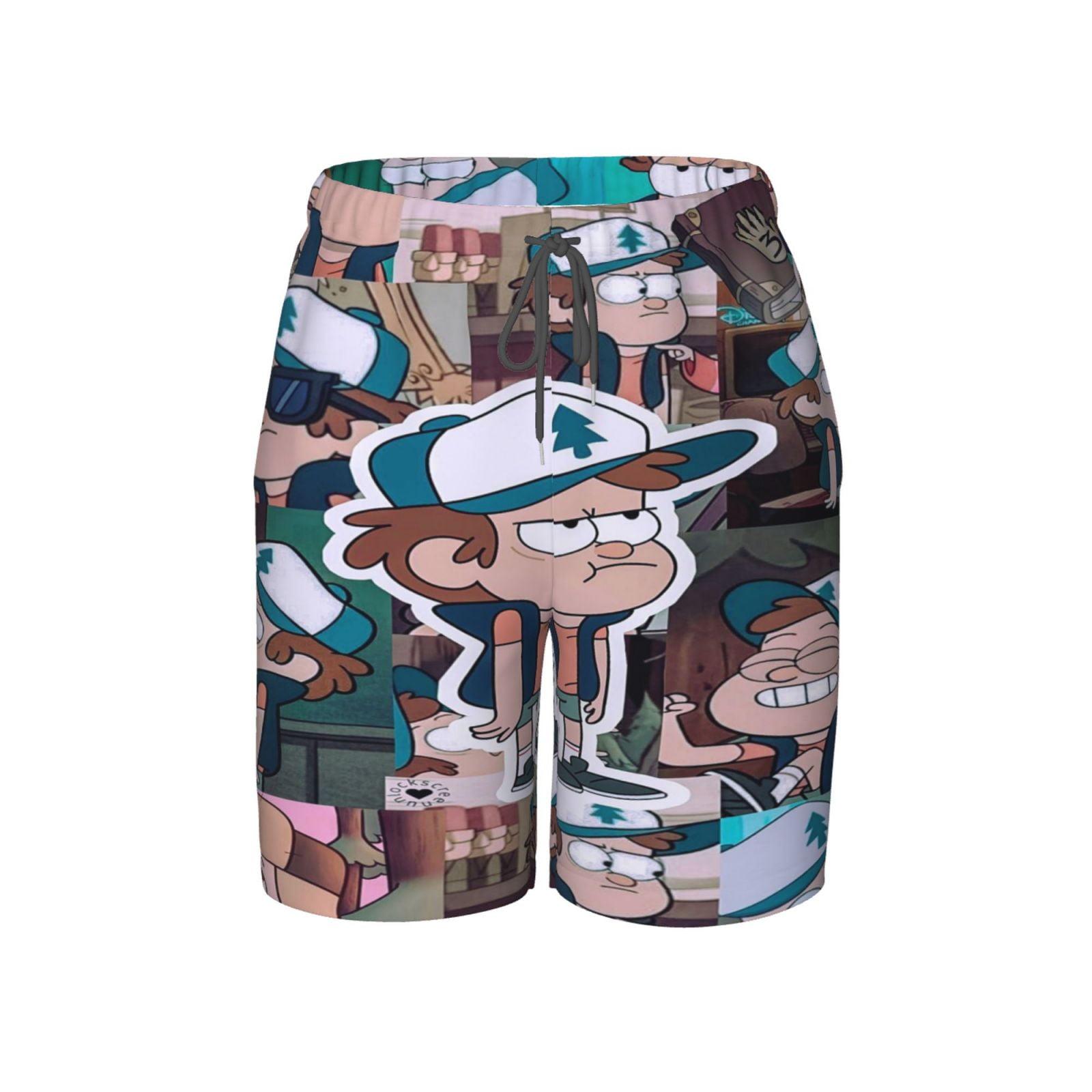 Gravity Fall Boys Swim Trunks with Mesh Liner Bathing Suits Quick Dry ...