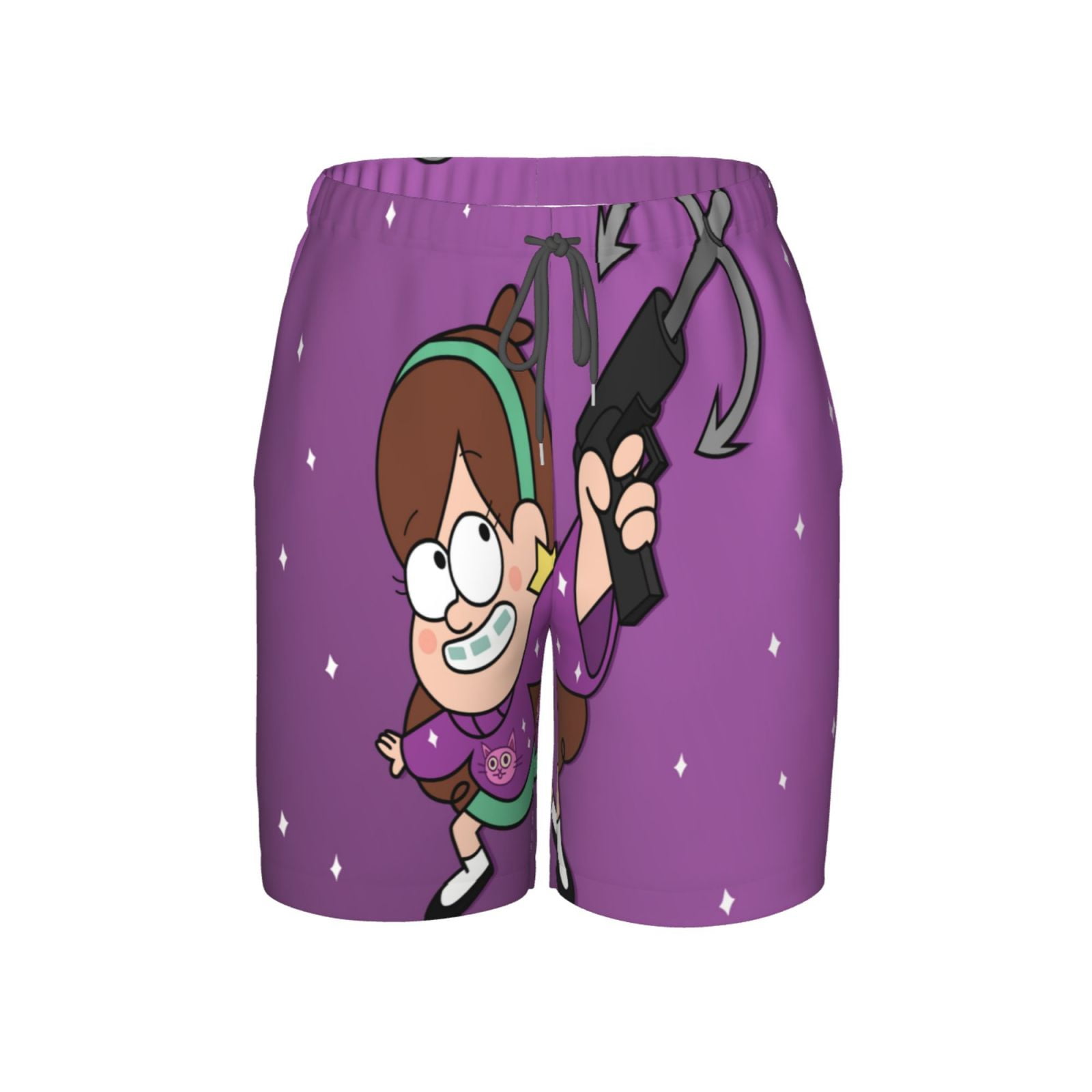 Gravity Fall Boys Swim Trunks with Mesh Liner Bathing Suits Quick Dry ...