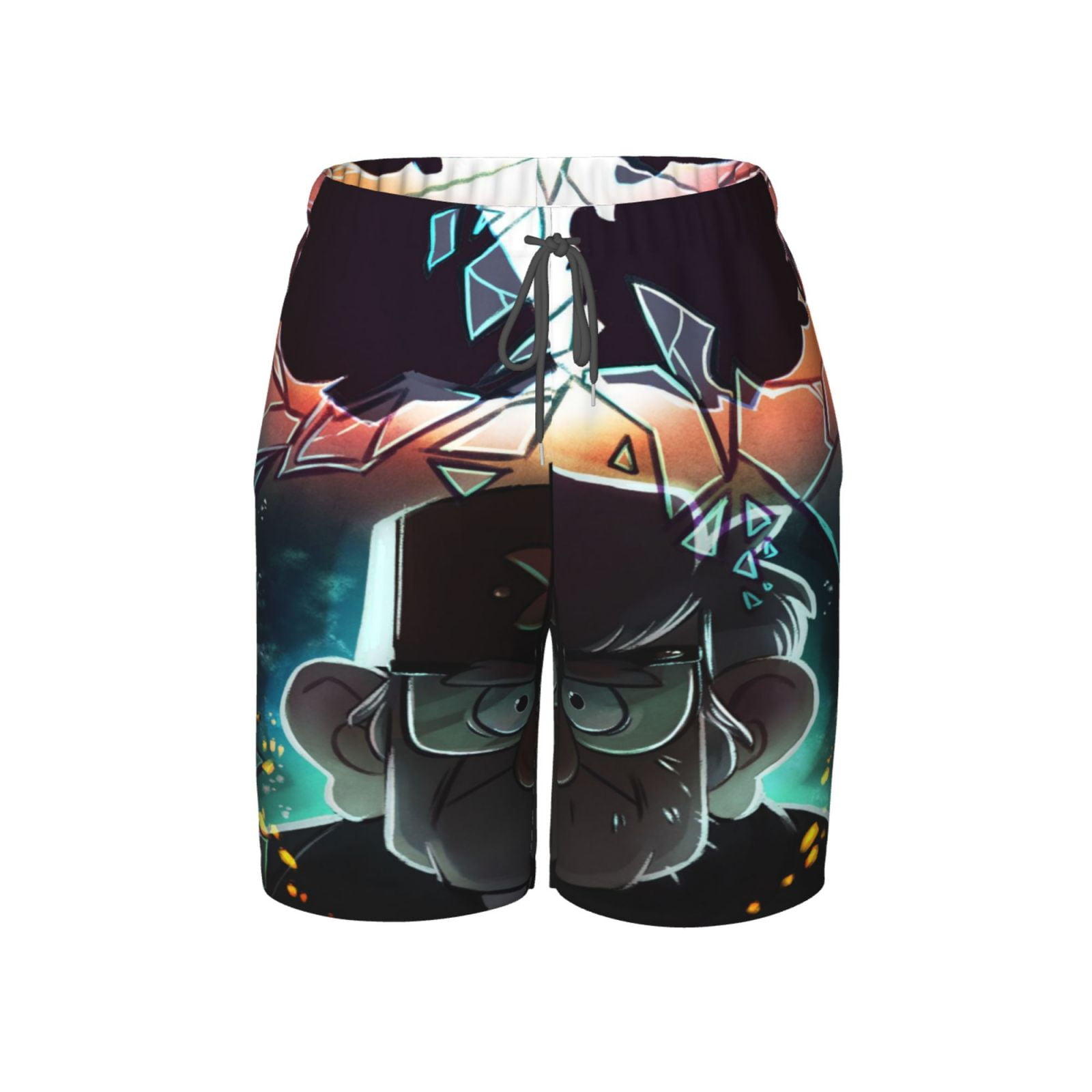Gravity Fall Boys Swim Trunks with Mesh Liner Bathing Suits Quick Dry ...
