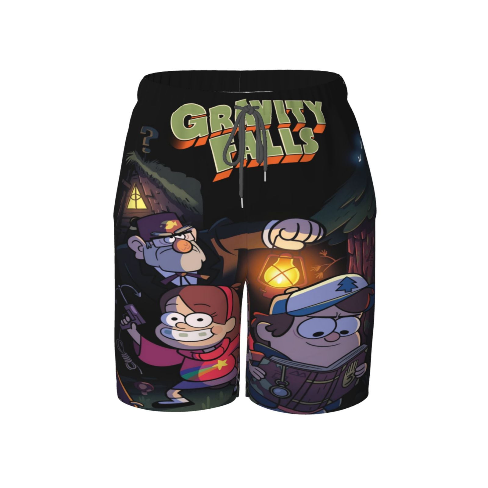 Gravity Fall Boys Swim Trunks with Mesh Liner Bathing Suits Quick Dry ...