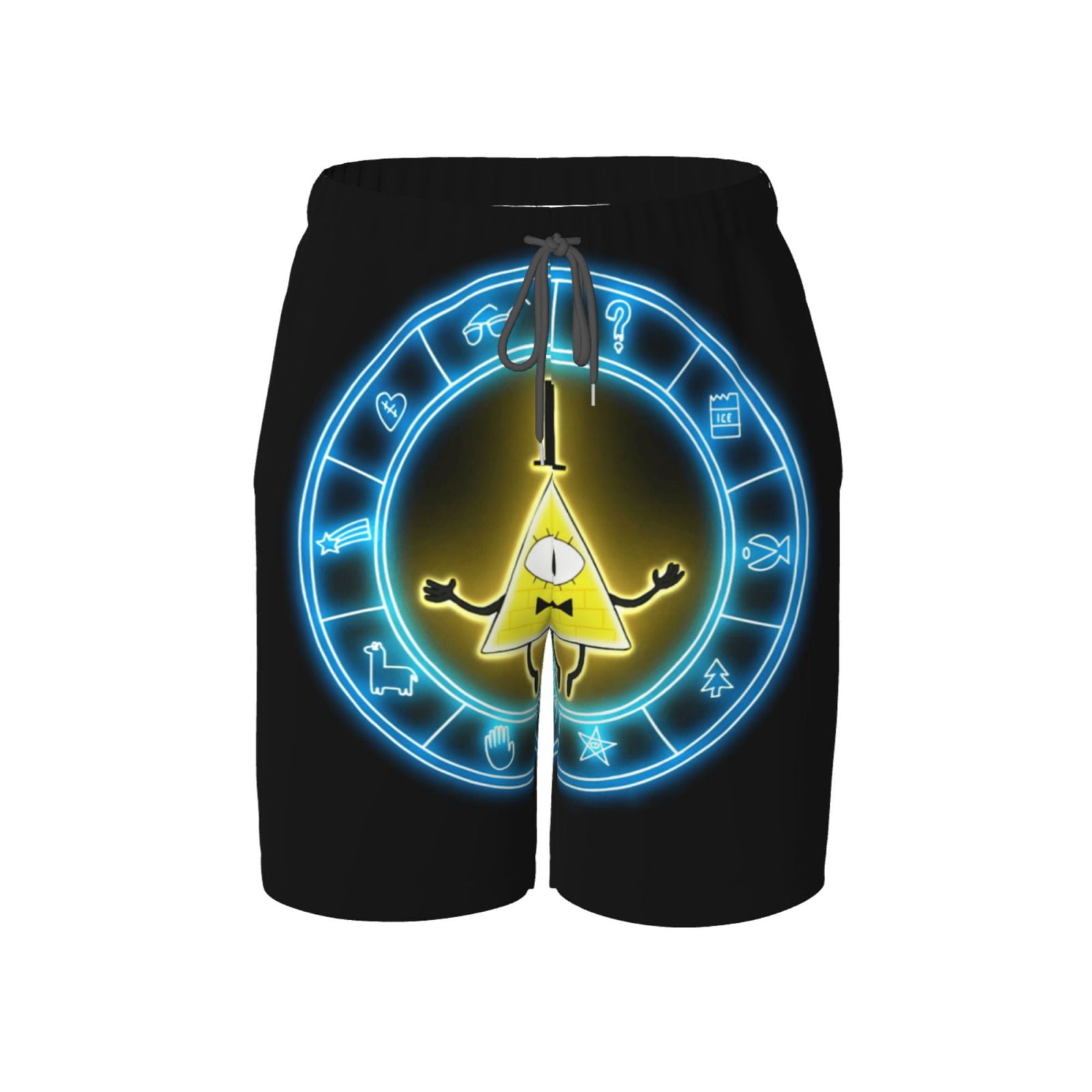 Gravity Fall Boys Swim Trunks with Mesh Liner Bathing Suits Quick Dry ...