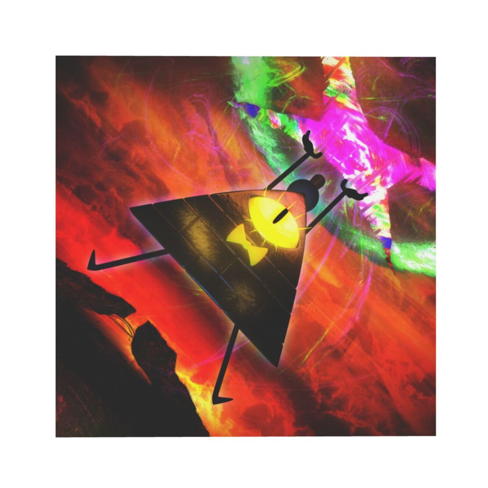 Gravity Falls Canvas Decorative Poster Square Unframe Wall Poster Art ...