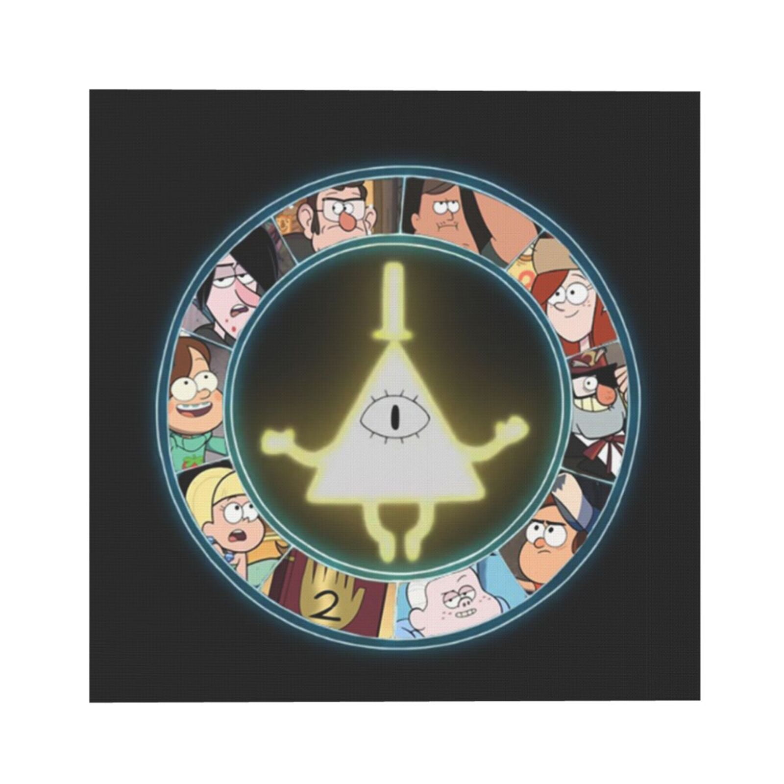 Gravity Falls Canvas Decorative Poster Square Unframe Wall Poster Art ...