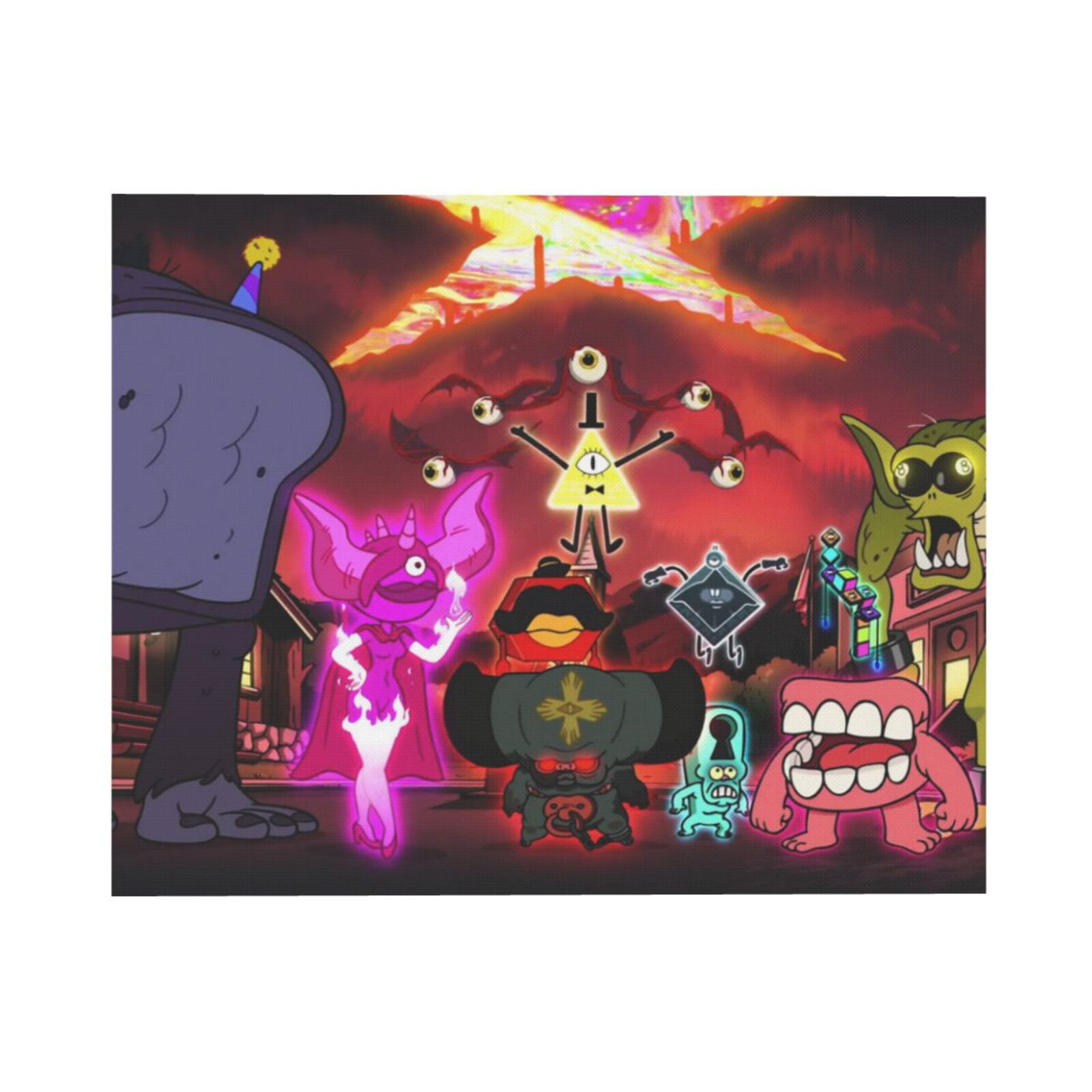 Gravity Falls Cartoon Canvas Decorative Poster Gift Art Picture ...