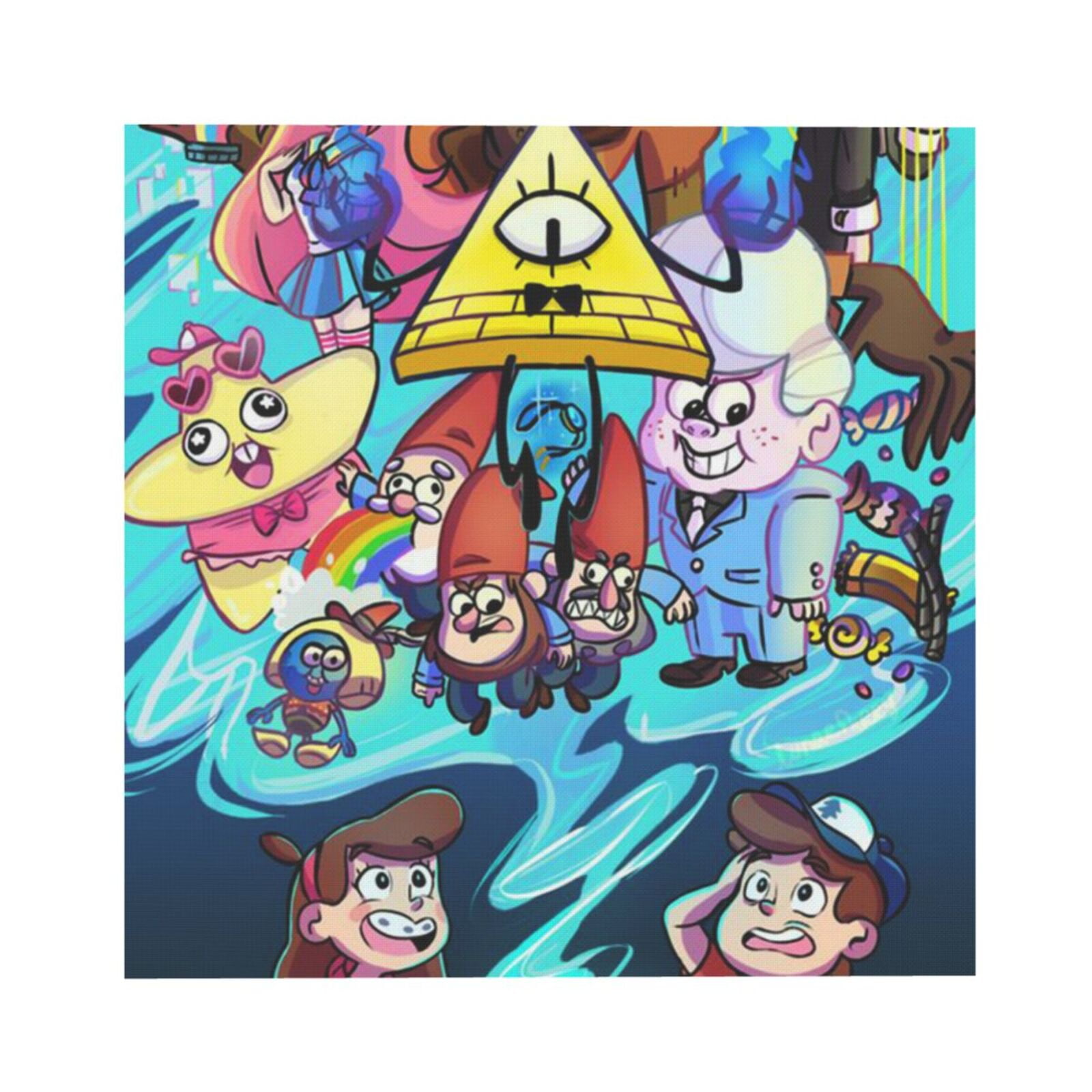 Gravity Falls Cartoon Canvas Decorative Poster Square Unframe Wall ...