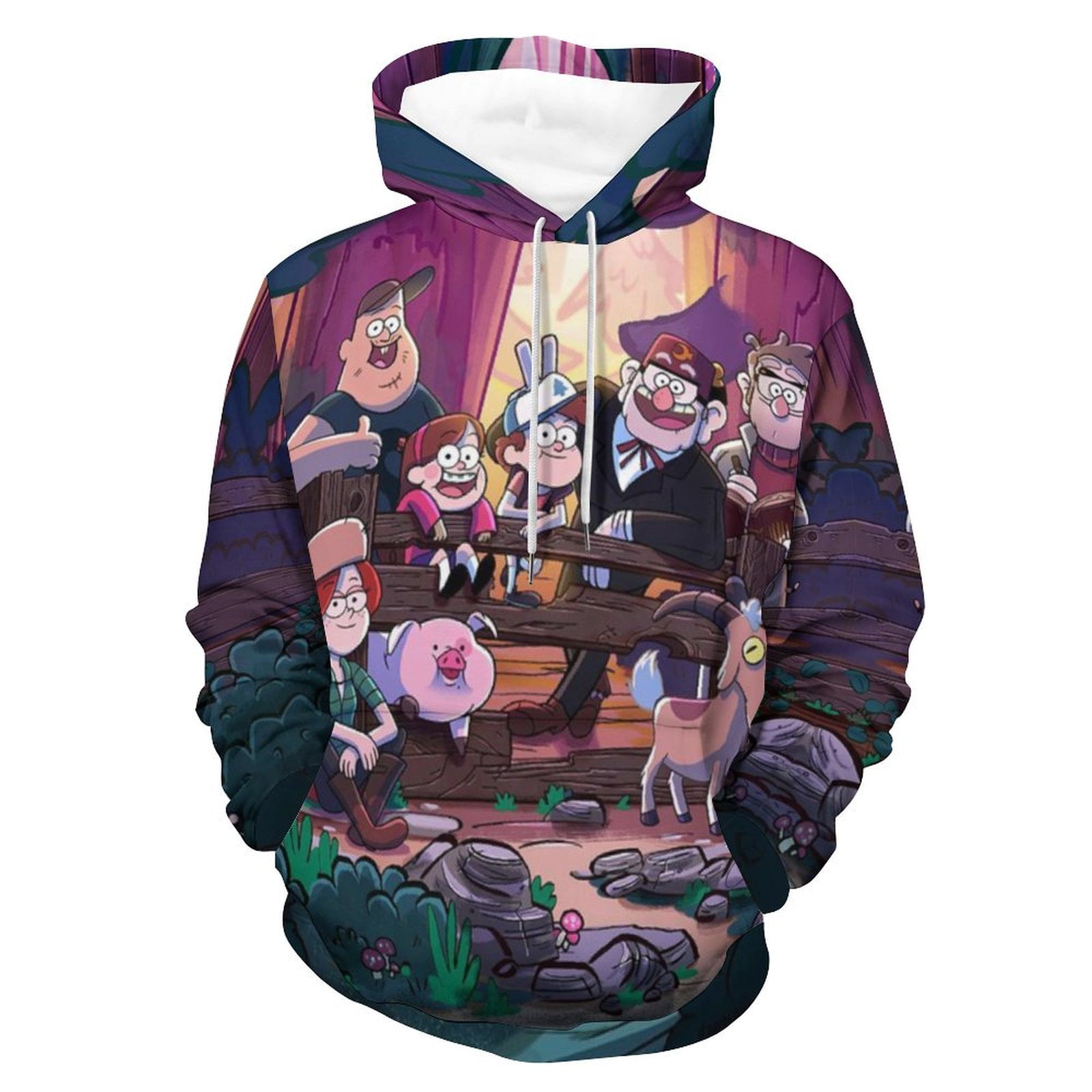 Gravity Falls Casual Pullover Hoodie Unisex Hooded Sweatshirt Novelty ...