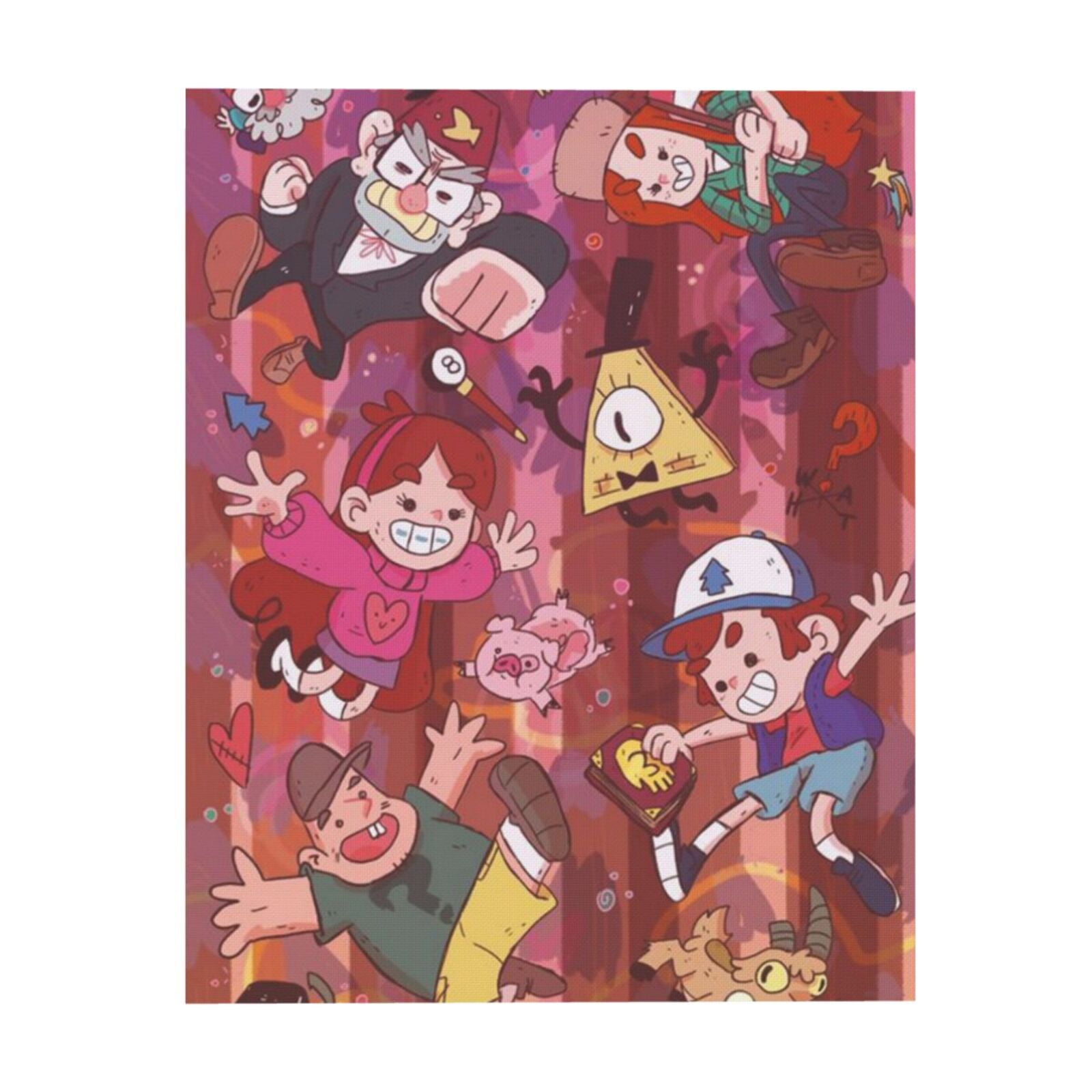 Gravity Falls Characters Canvas Decorative Poster Gift Art Picture ...