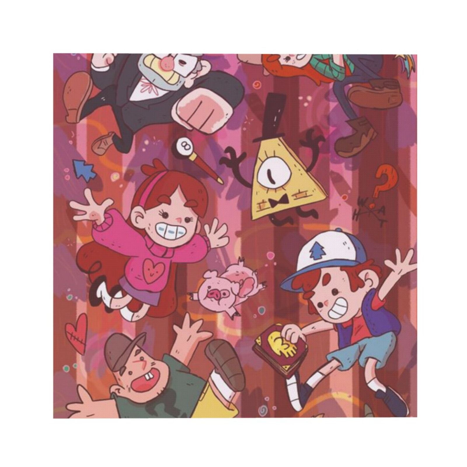 Gravity Falls Characters Canvas Decorative Poster Square Unframe Wall ...