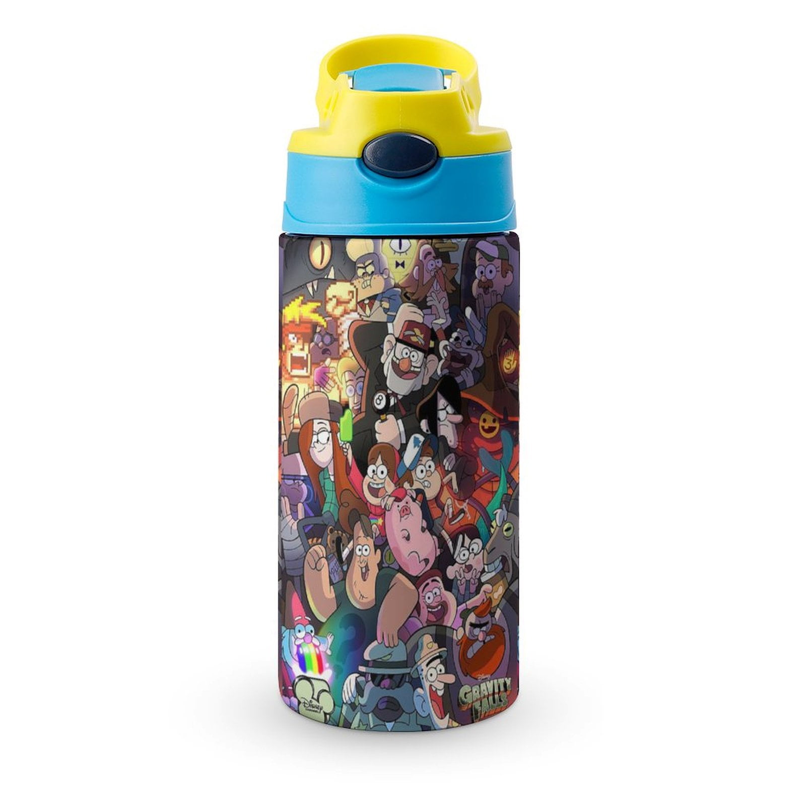 Gravity Falls Water Bottle with Straw Vacuum Insulated Stainless Steel ...
