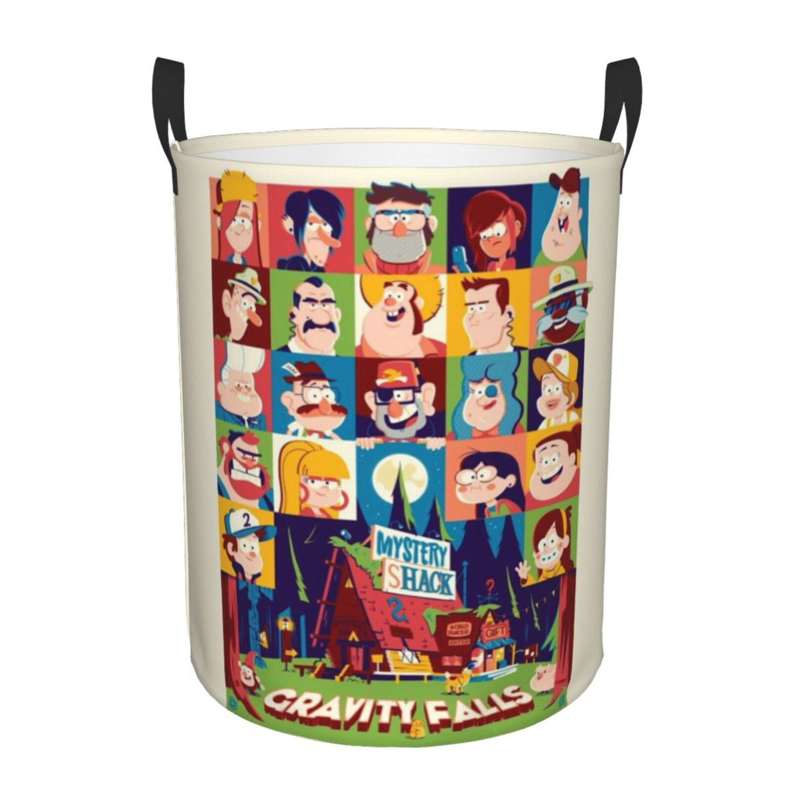 Gravity Falls Circular Laundry Basket Dirty Clothes Hamper Laundry ...