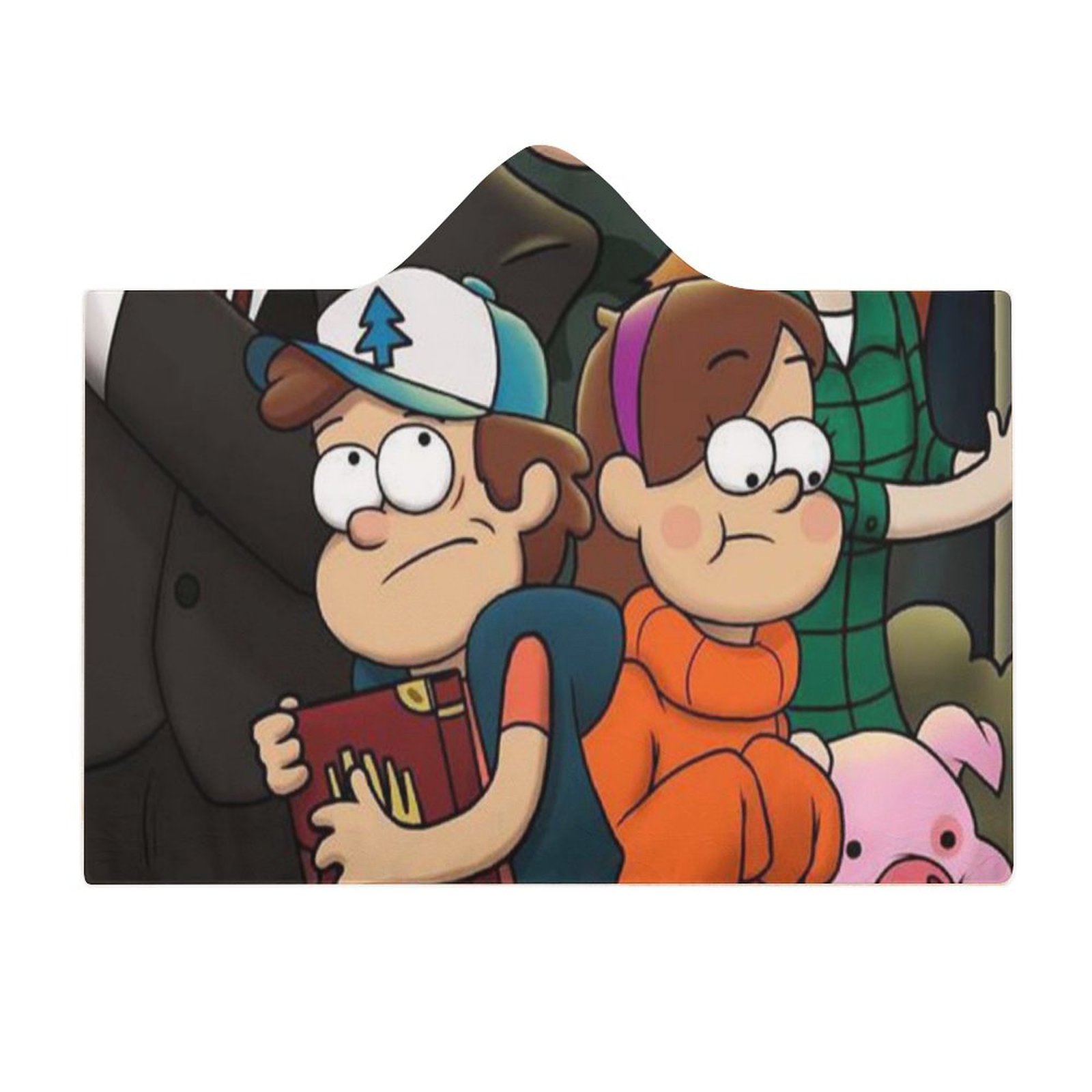 Gravity Falls Cloak Hooded Blanket Soft Wearable Blanket Hoodie Throw ...