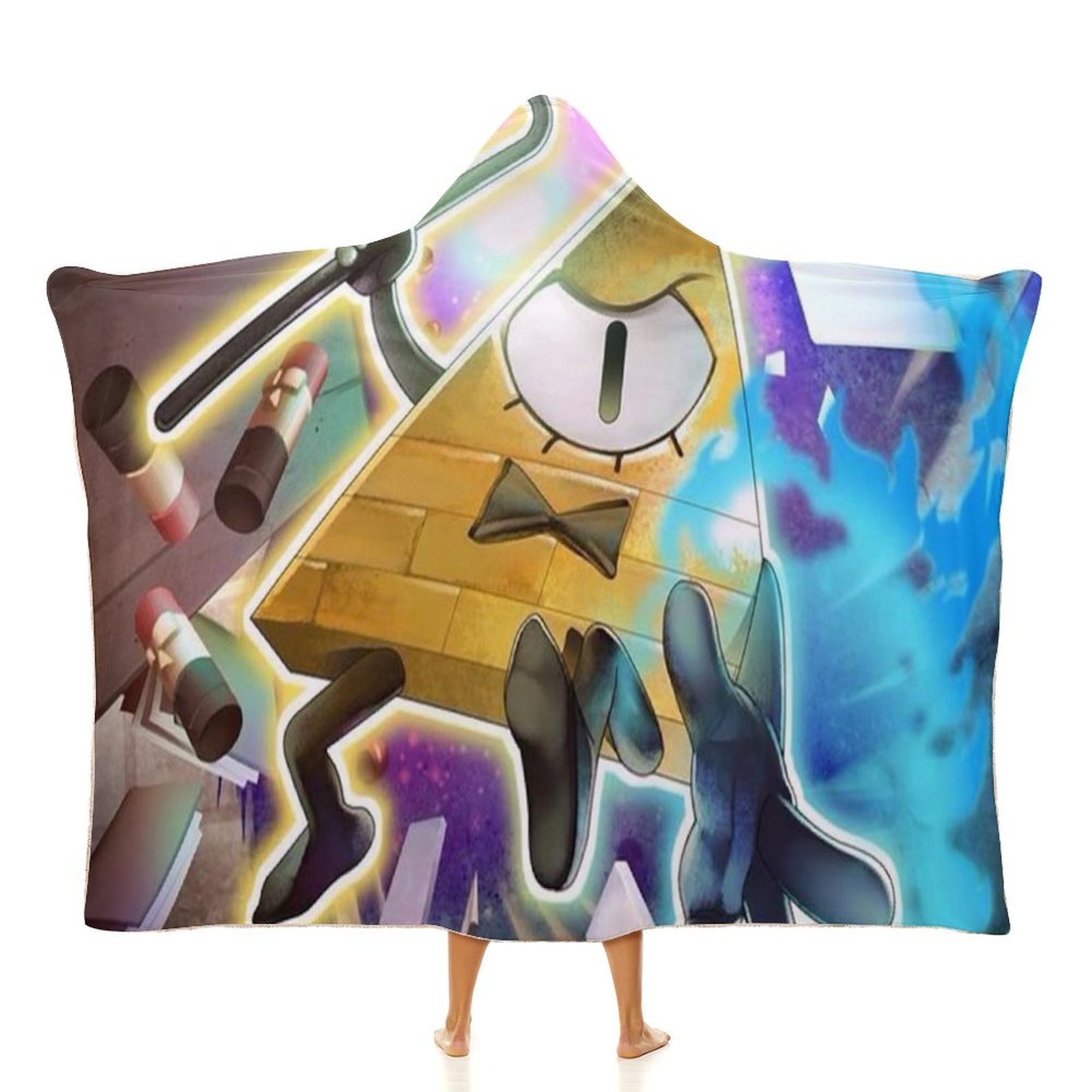 Gravity Falls Cloak Hooded Blanket Soft Wearable Blanket Hoodie Throw ...
