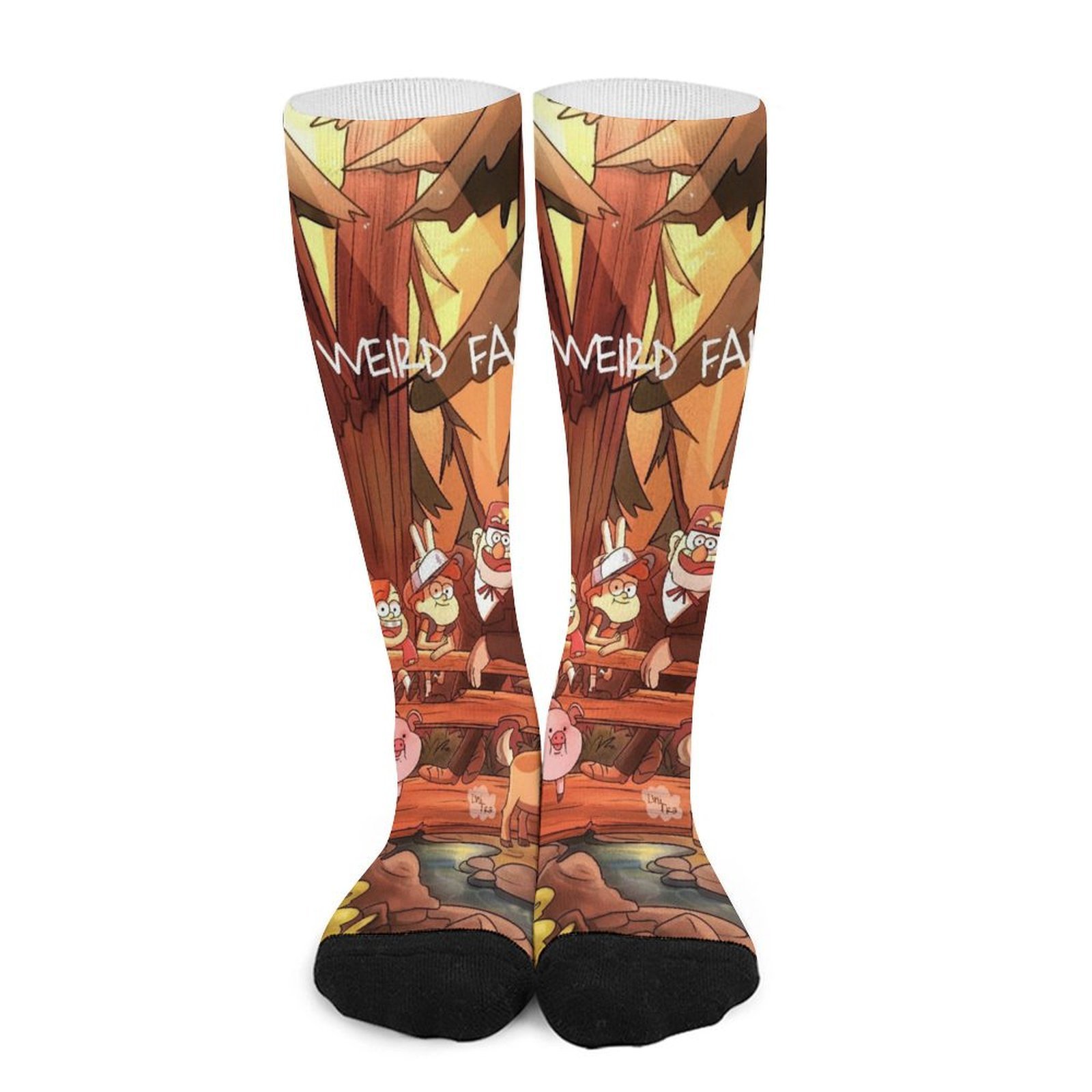 Gravity Falls Compression Socks Support Knee High Socks For Running ...