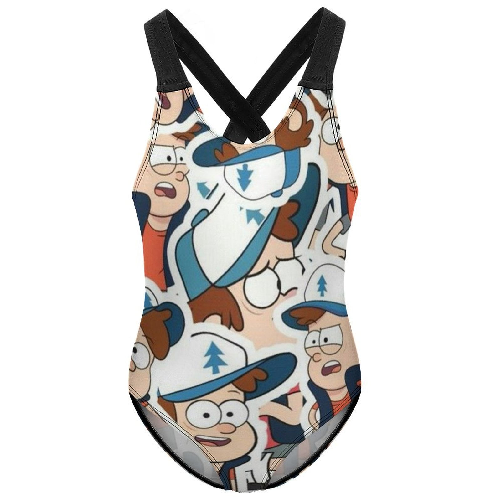 Gravity Falls Dipper Children's One-piece Swimsuit Summer Girl's ...