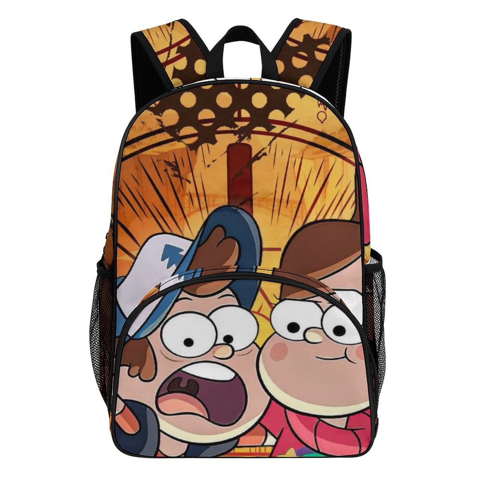 Gravity Falls Dipper Mabel Adjustable Backpack Laptop Daypack Student ...