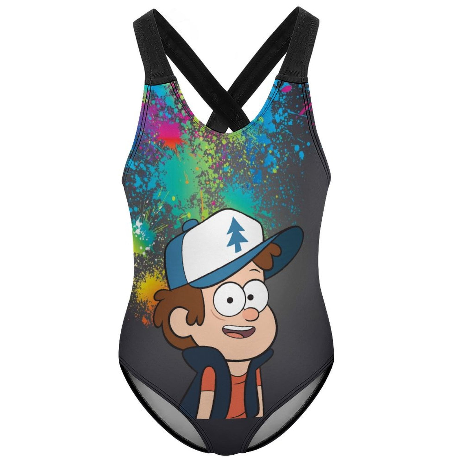 Gravity Falls Dipper Pines Children's One-piece Swimsuit Summer Girl's ...