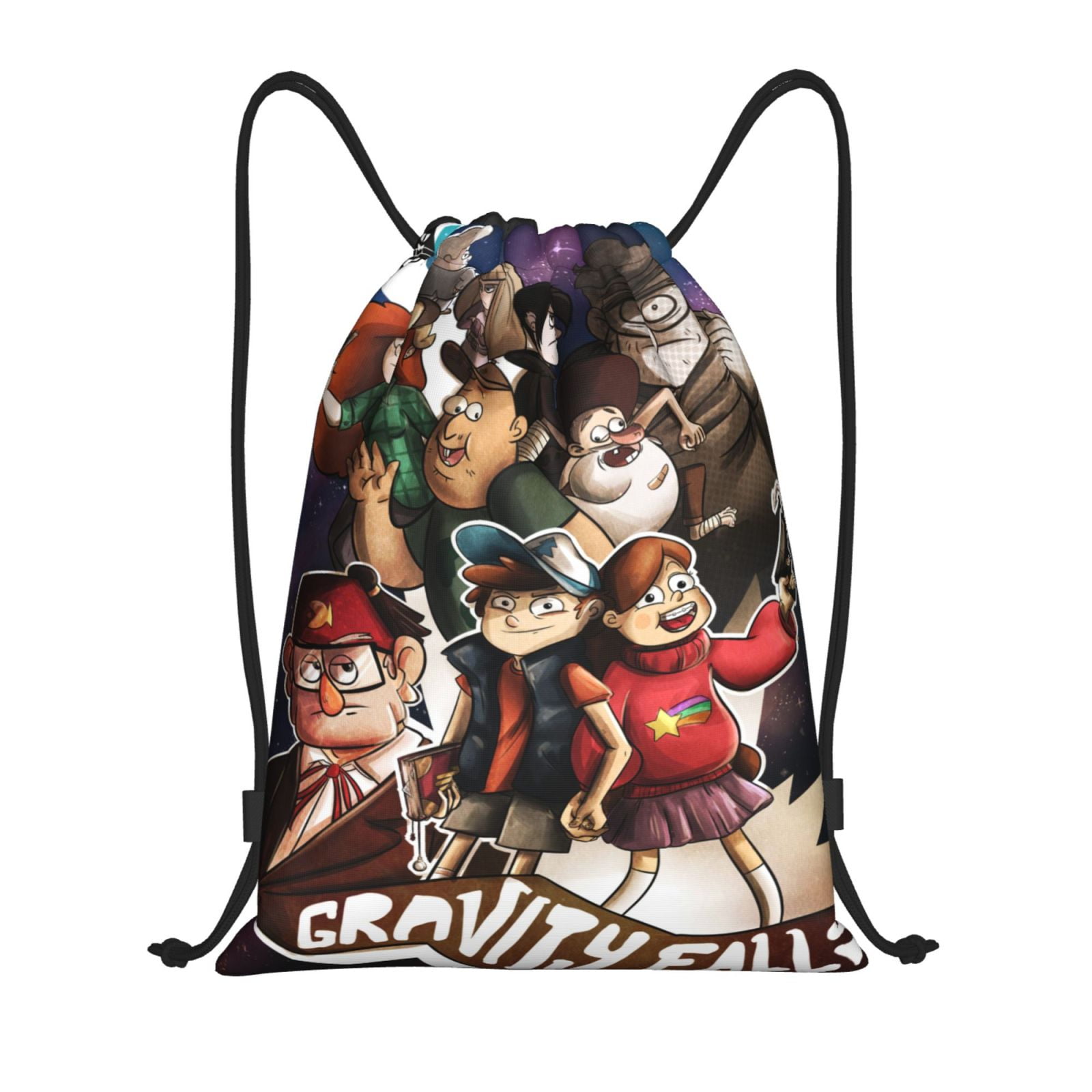 Gravity Fall Drawstring Bag Gym Bag Sports Backpack Sack Sackpack ...
