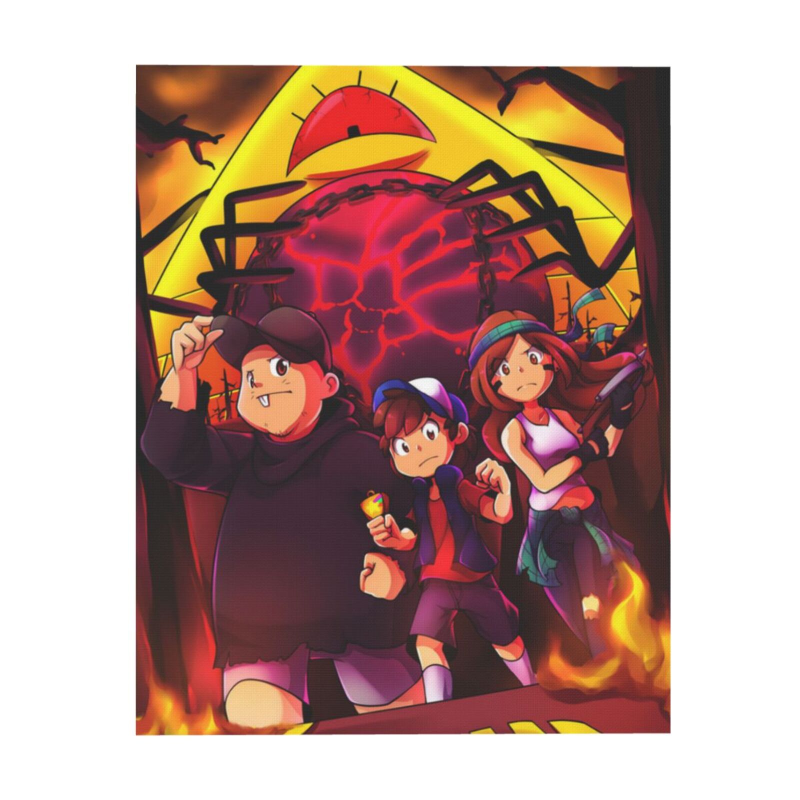 Gravity Falls Earth Canvas Decorative Poster Gift Art Picture Painting ...