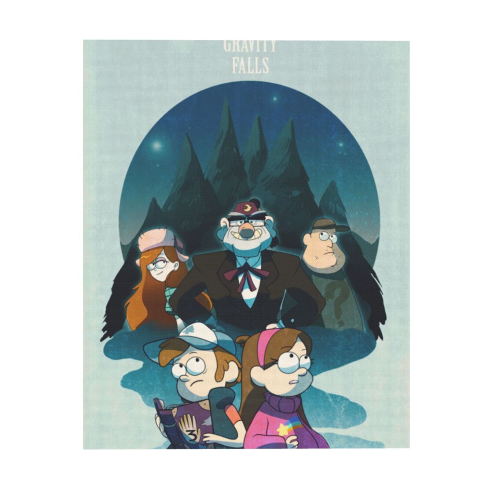 Gravity Falls Family Canvas Decorative Poster Gift Art Picture Painting ...