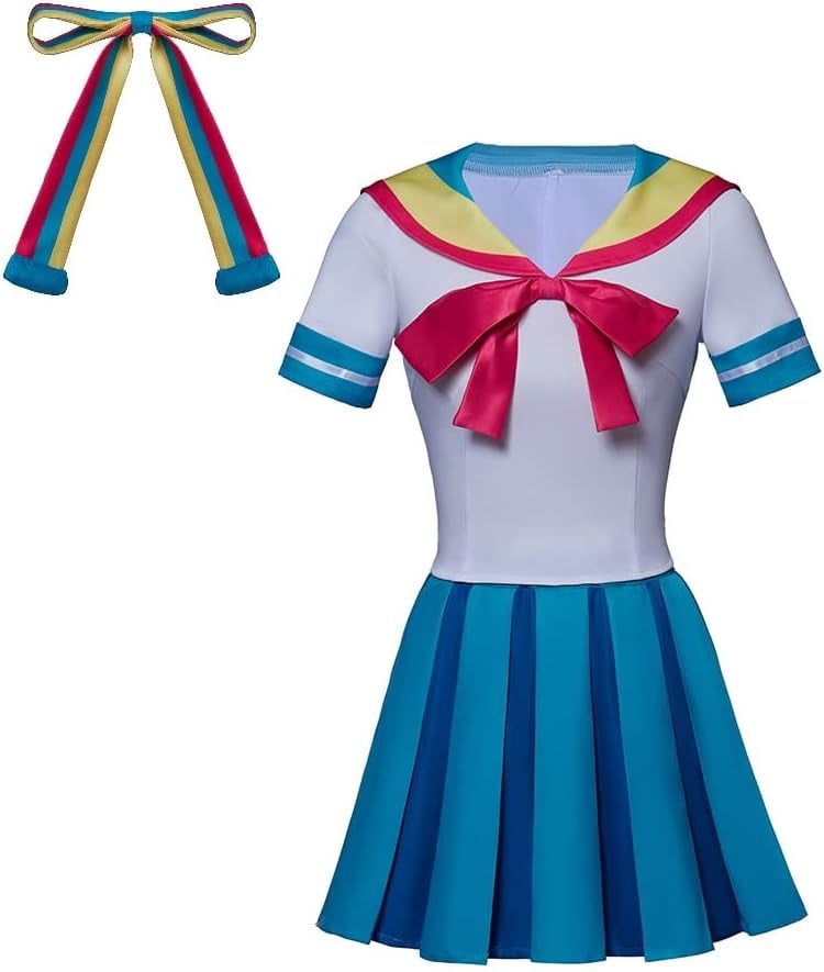 Gravity Falls Giffany Dress School JK Uniform Sailor Dress Shirt Skirt ...