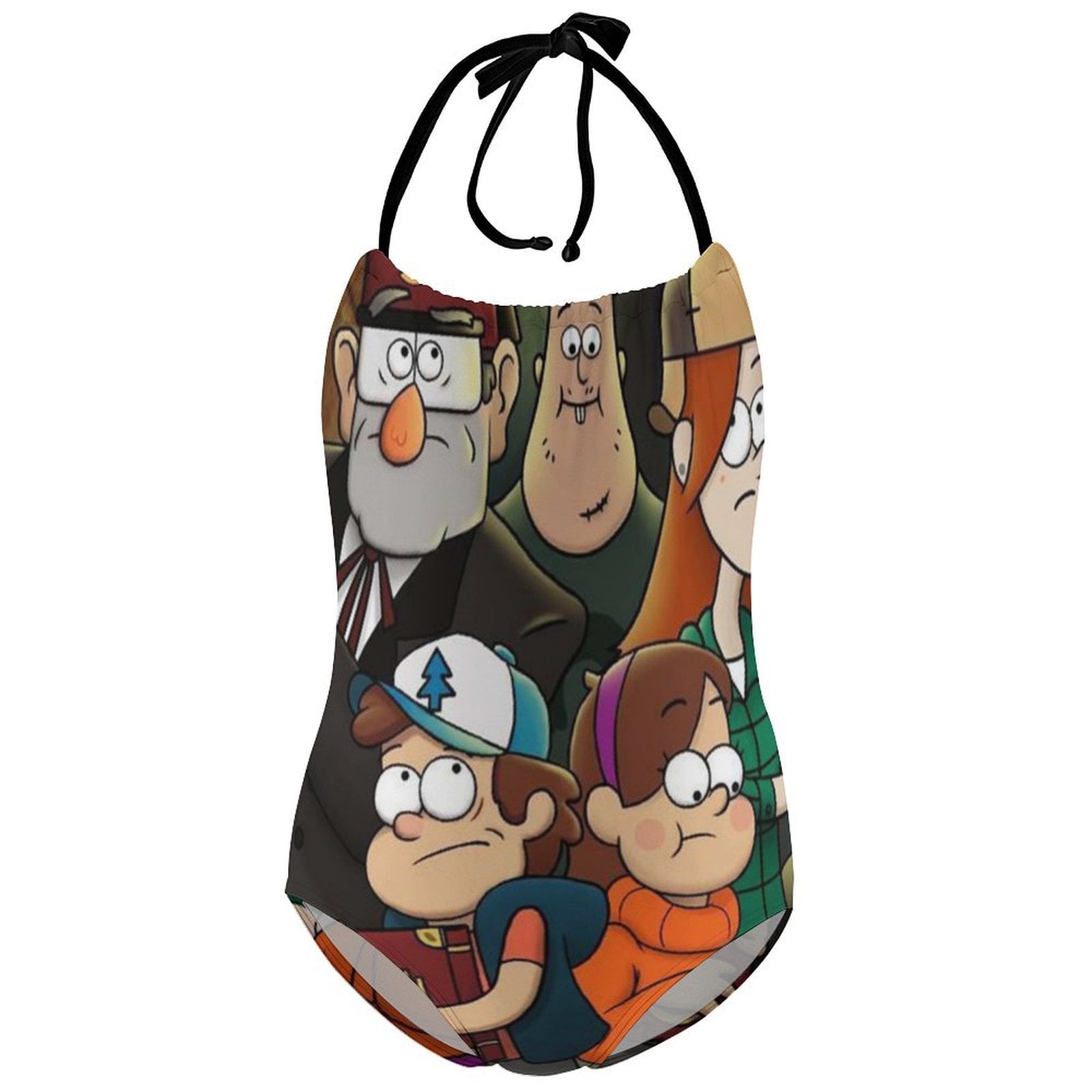 Gravity Falls Girl's One-Piece Swimsuit Bathing Suit Soft Stretchy ...