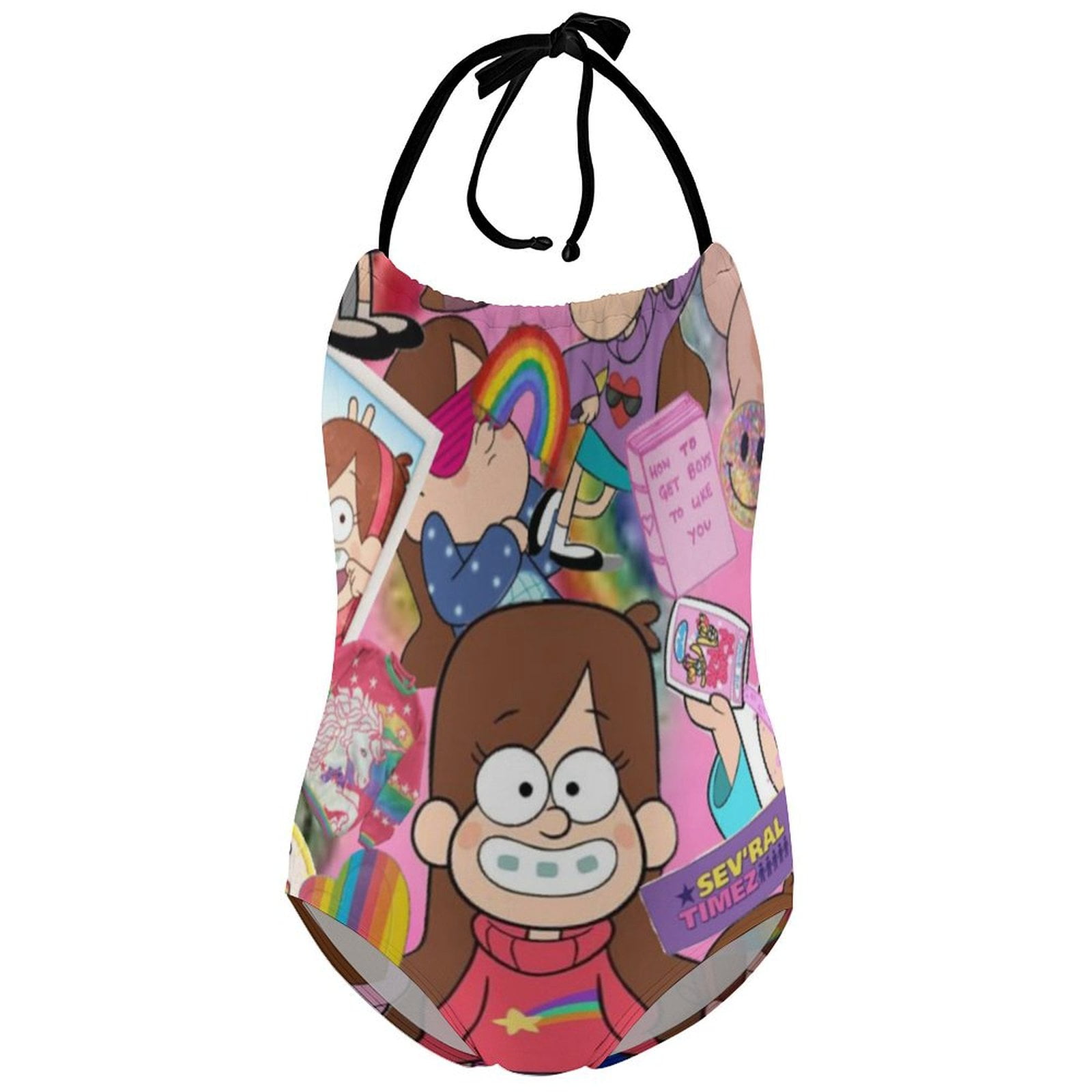 Gravity Falls Girl's One-Piece Swimsuit Bathing Suit Soft Stretchy ...