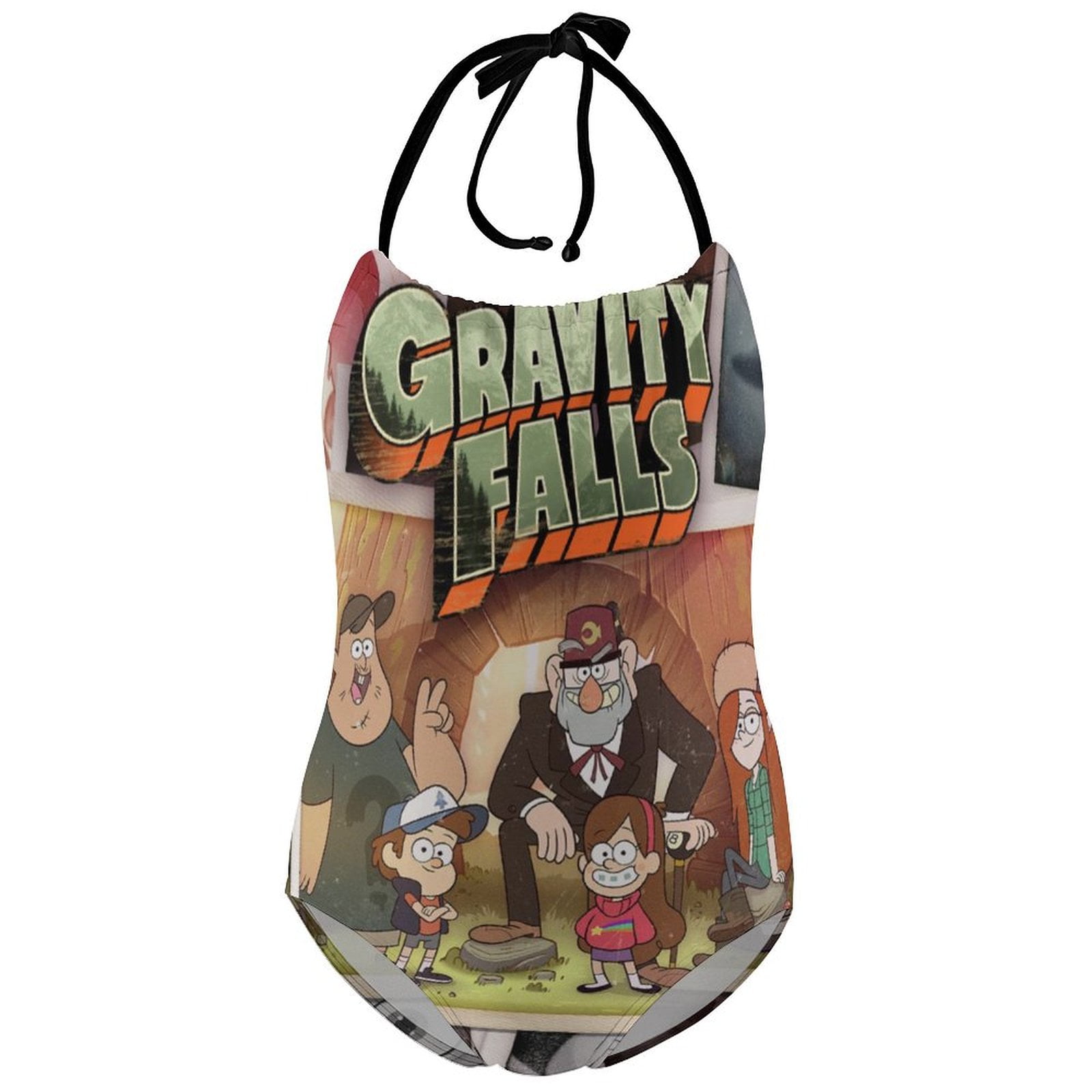 Gravity Falls Girl's One-Piece Swimsuit Bathing Suit Soft Stretchy ...