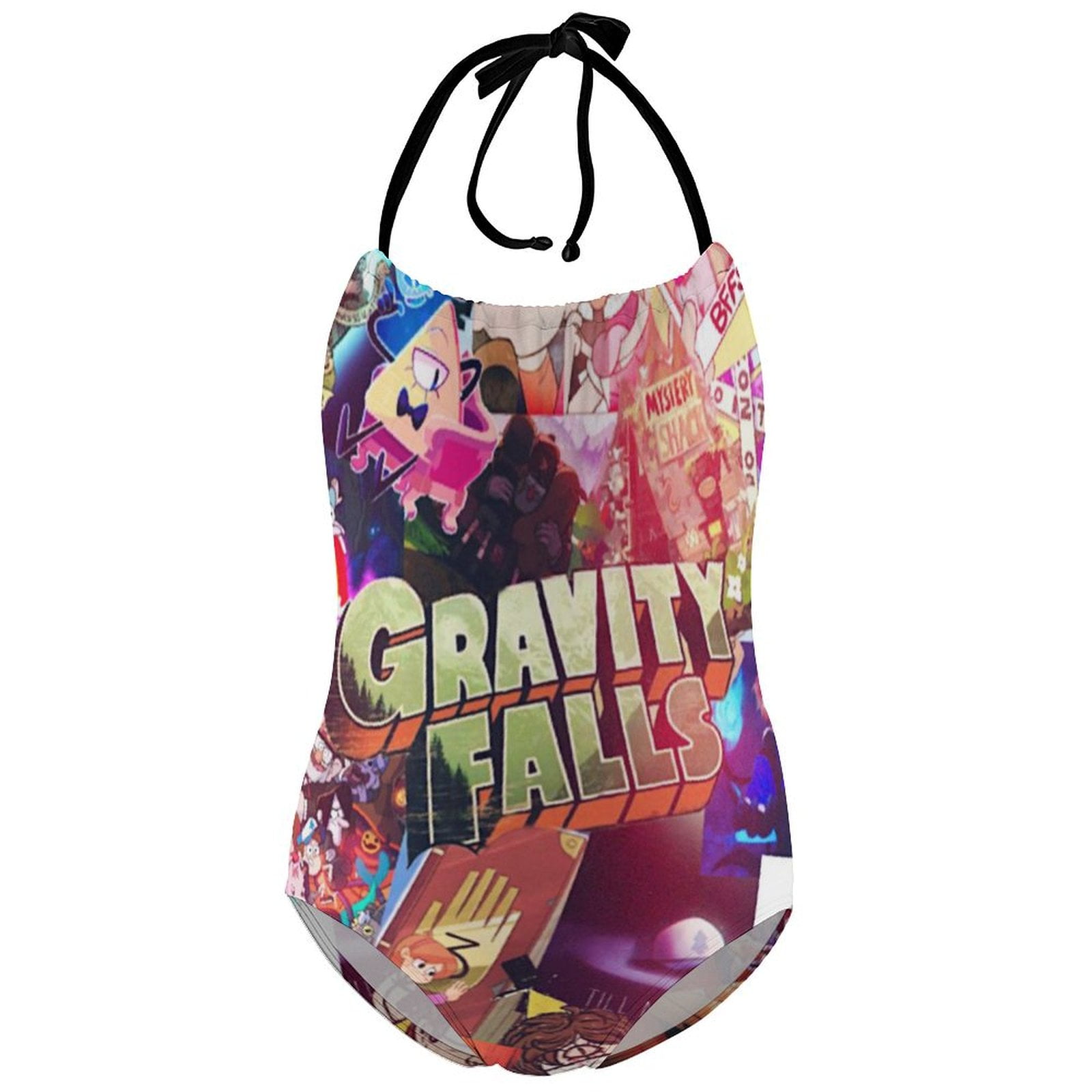 Gravity Falls Girl's One-Piece Swimsuit Bathing Suit Soft Stretchy ...