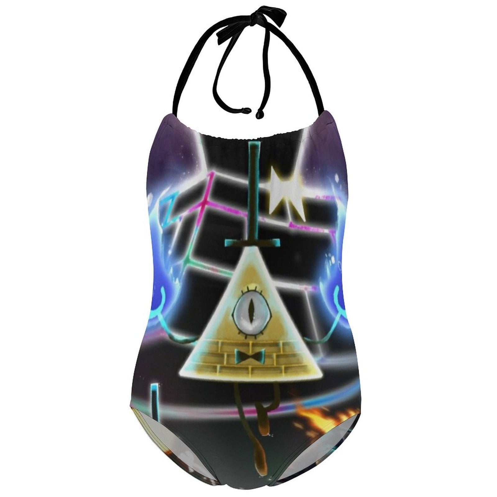 Gravity Falls Girl's One-Piece Swimsuit Bathing Suit Soft Stretchy ...