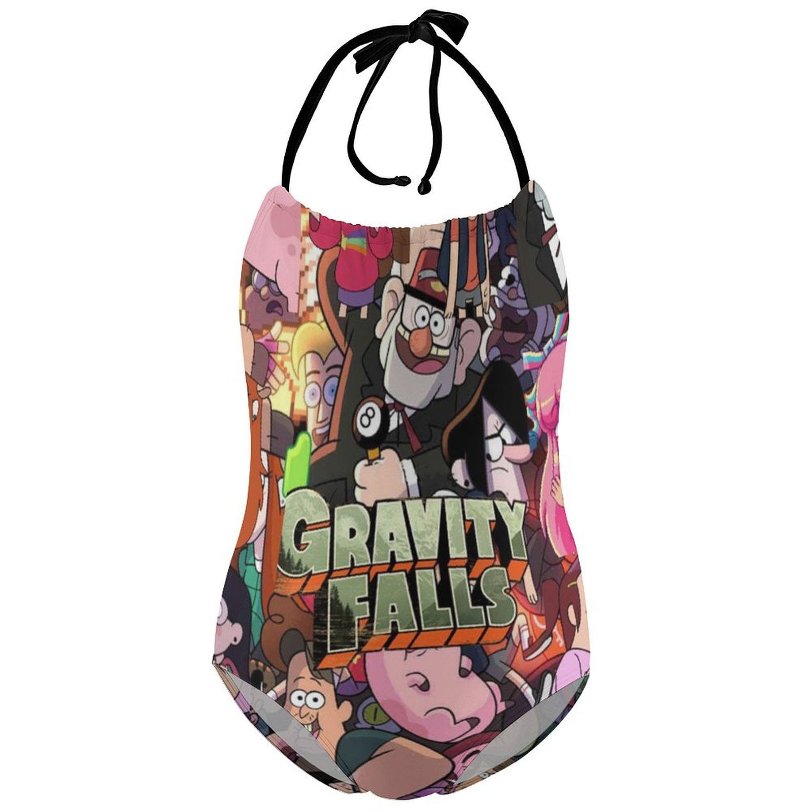 Gravity Falls Girl's One-Piece Swimsuit Bathing Suit Soft Stretchy ...