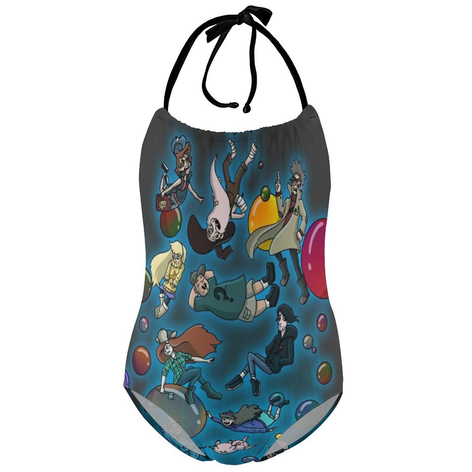 Gravity Falls Girl's One-Piece Swimsuit Bathing Suit Soft Stretchy ...