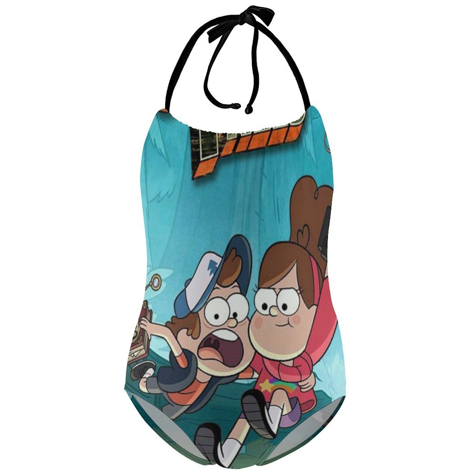 Gravity Falls Girl's One-Piece Swimsuit Bathing Suit Soft Stretchy ...