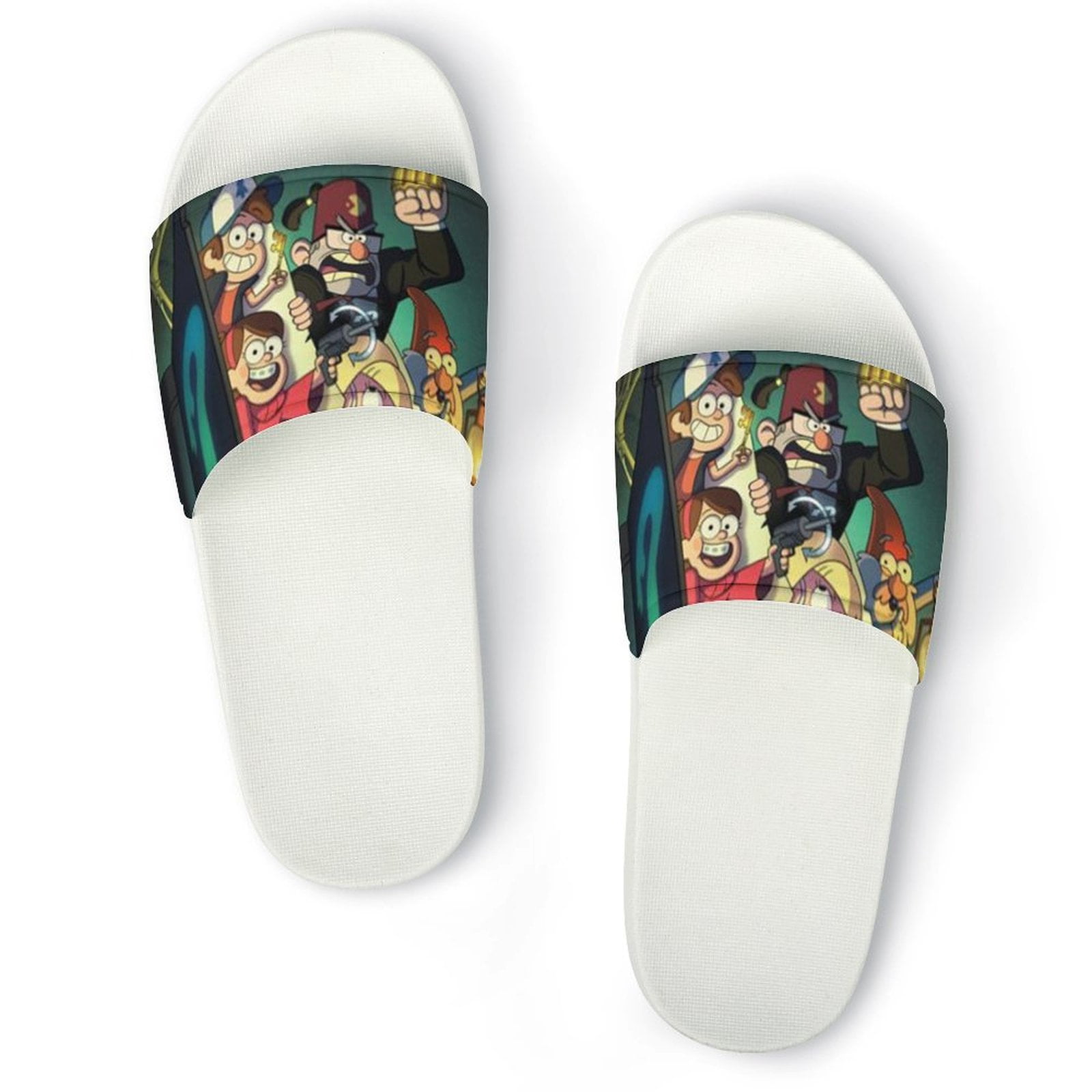 Gravity Falls Home Slippers Unisex House Sandals Breathable PVC Slides ...