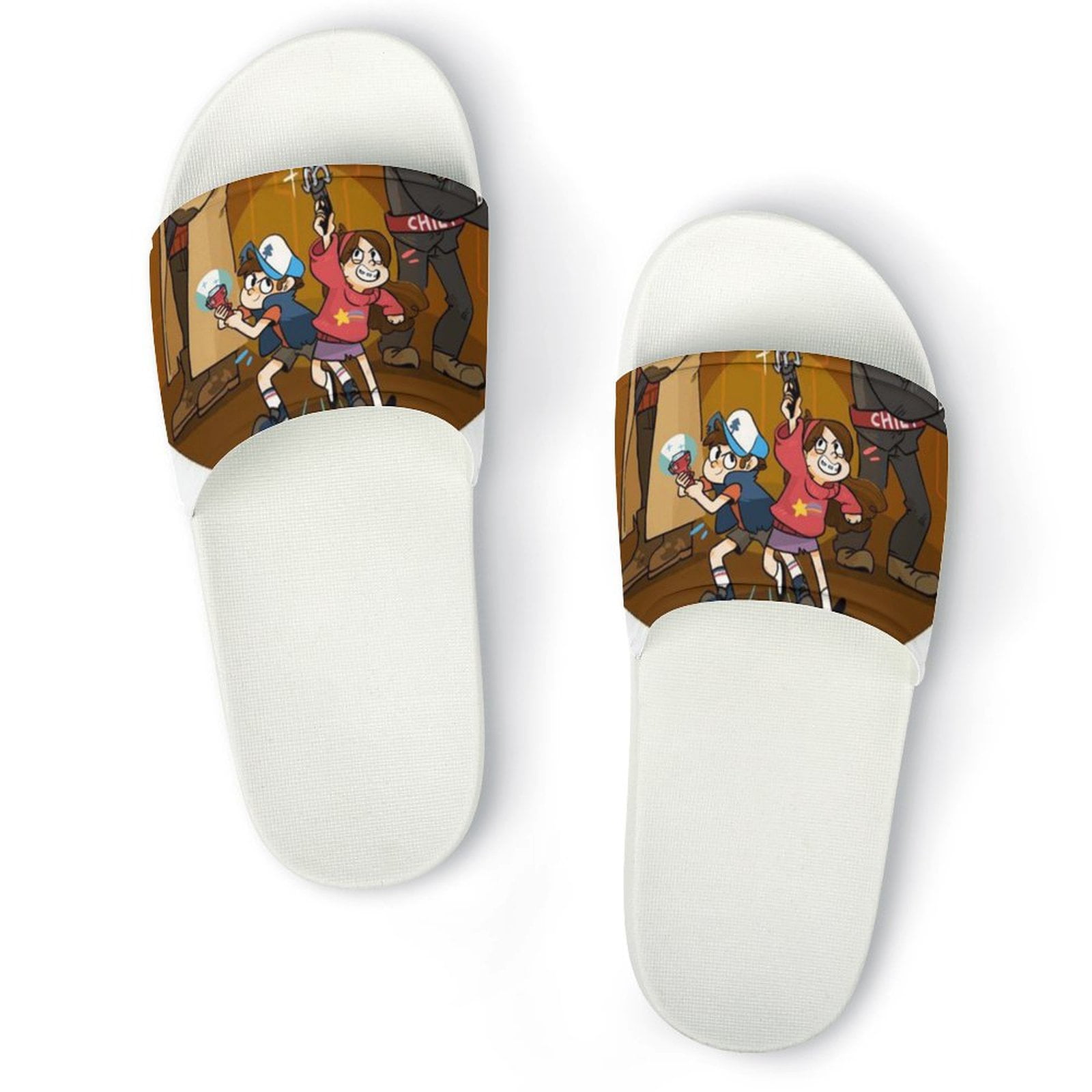 Gravity Falls Home Slippers Unisex House Sandals Breathable PVC Slides ...
