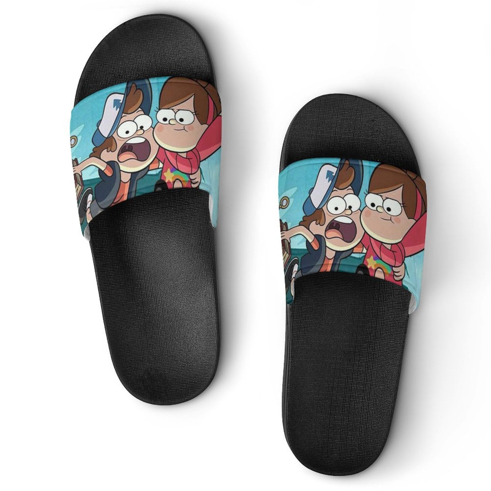 Gravity Falls Home Slippers Unisex House Sandals Breathable PVC Slides ...
