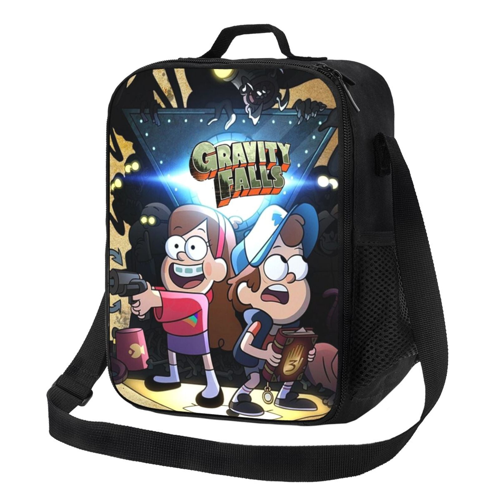 Gravity Falls Insulated Lunch Bags Bento Bag Zipper Portable Lunch-Box ...