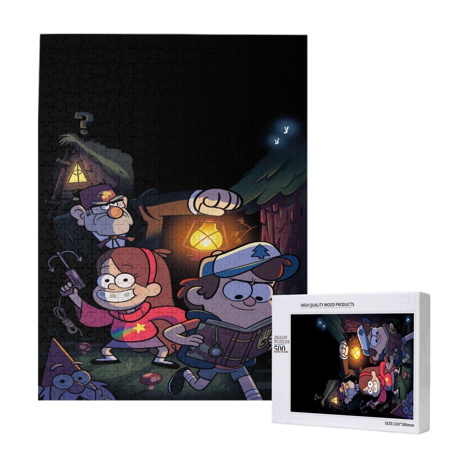 Gravity Falls Jigsaw Puzzles 300/500/1000 Pieces Wooden Puzzles Gift ...