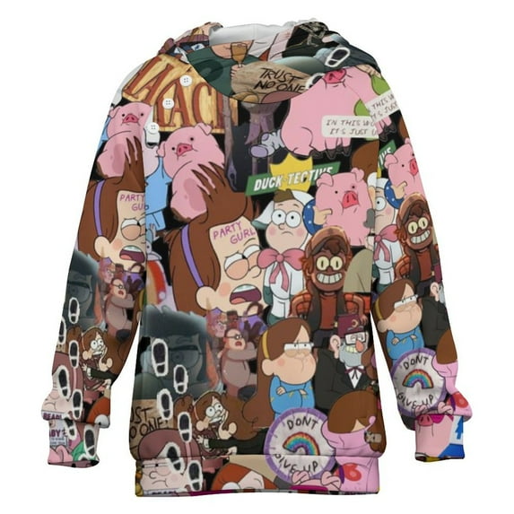 Gravity Falls Kids' Casual Sweatshirt Cozy Pullover Hoodie Stylish Print Top Fall Winter Clothes ...