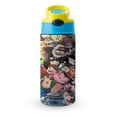 Gravity Fall Kids Water Bottle with Straw Lid Insulated Stainless Steel Reusable Tumbler for ...