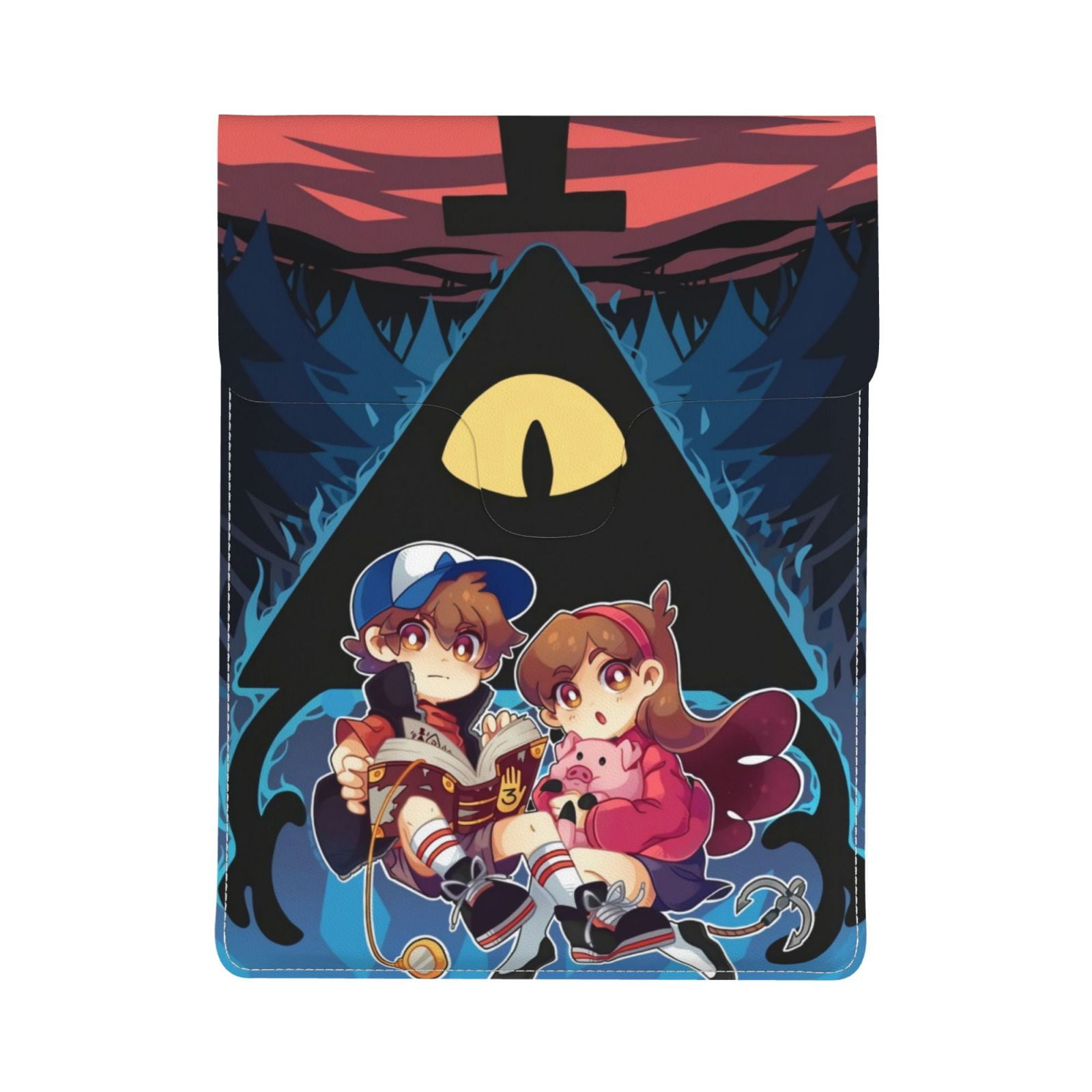 Gravity Falls Leather Laptop Sleeve Computer Case Notebook Cover -13 ...