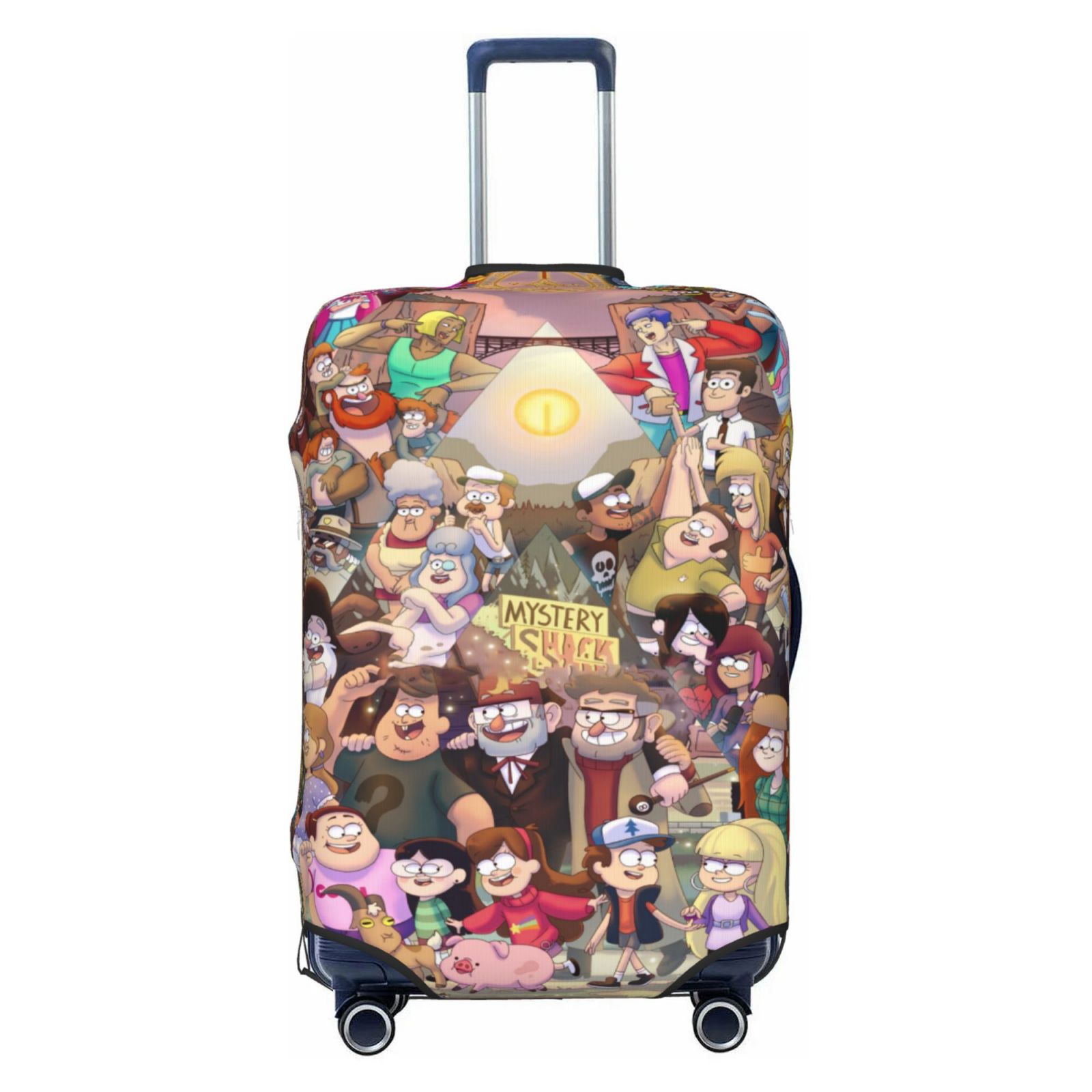 Gravity Fall Luggage Cover Cartoon Suitcase Covers Elastic Dustproof ...