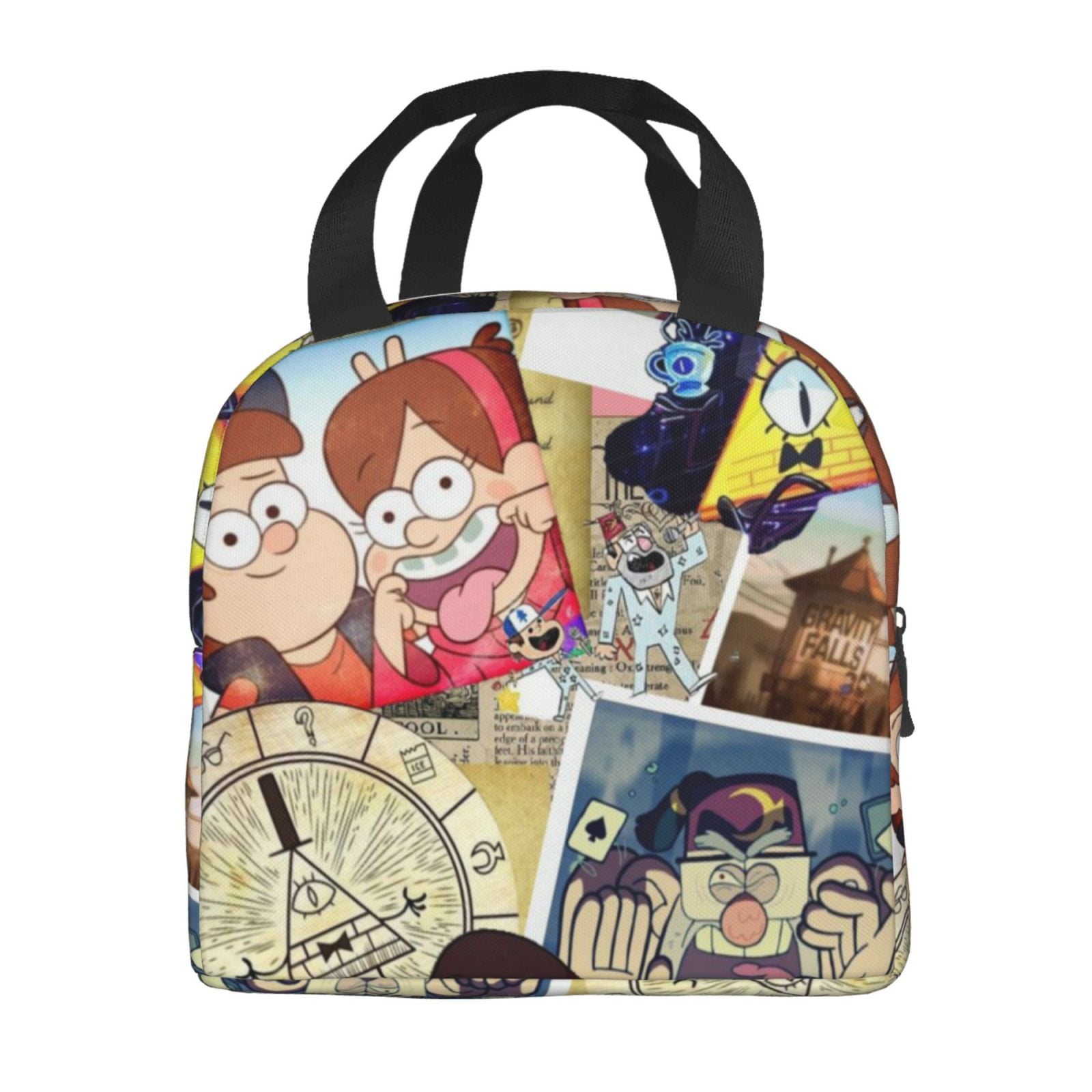 Gravity Falls Lunchbag Insulated Food Bag Thermal Lunch Tote Portable ...