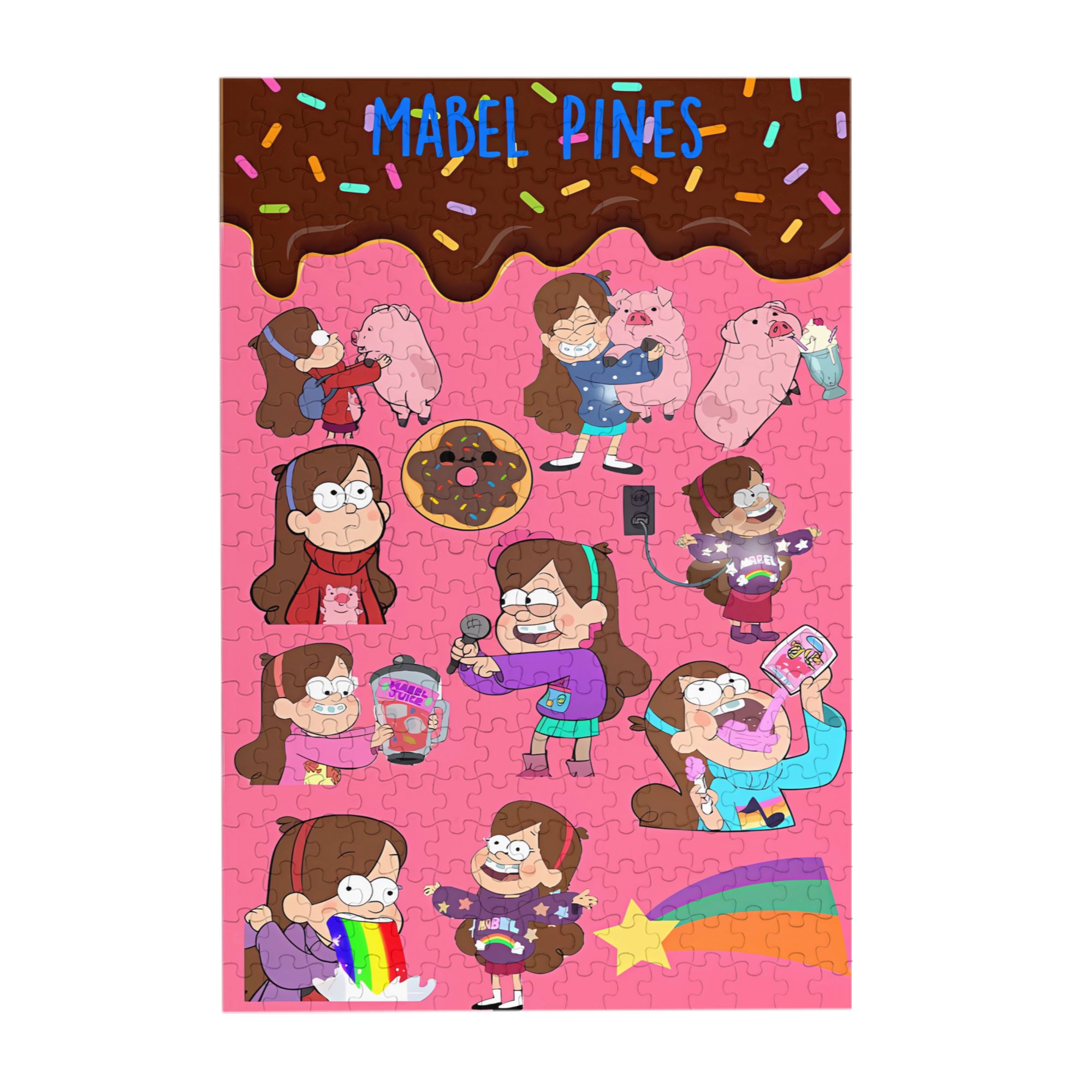 Gravity Falls Mabel 300 Piece Puzzles, Wooden Jigsaw Puzzle, Home Decor ...