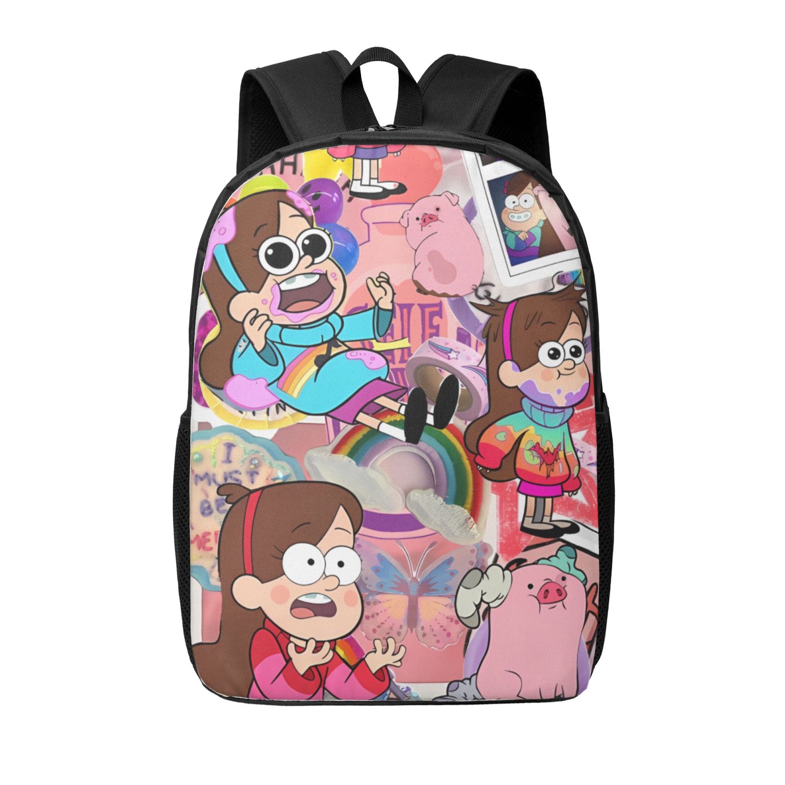 Gravity Falls Mabel Backpack 17 Inch Large Capacity Casual School Bag ...