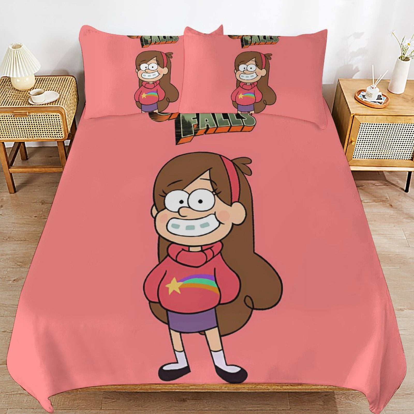Gravity Falls Mabel Bed Duvet Cover Microfiber Bedding Sets 3D Printed ...