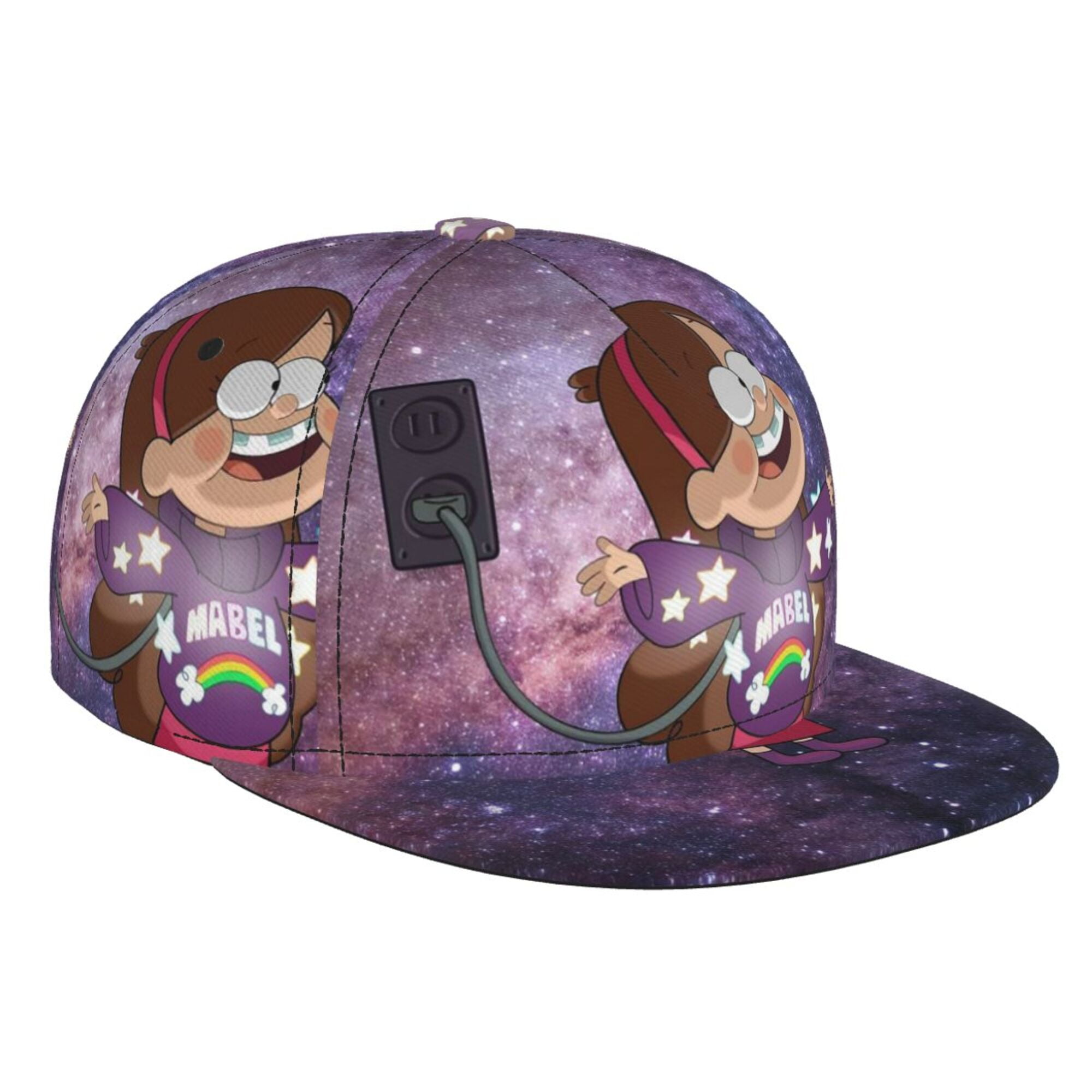 Gravity Falls Mabel Brim Bill Baseball Cap Adjustable Snapback Hat Hip ...
